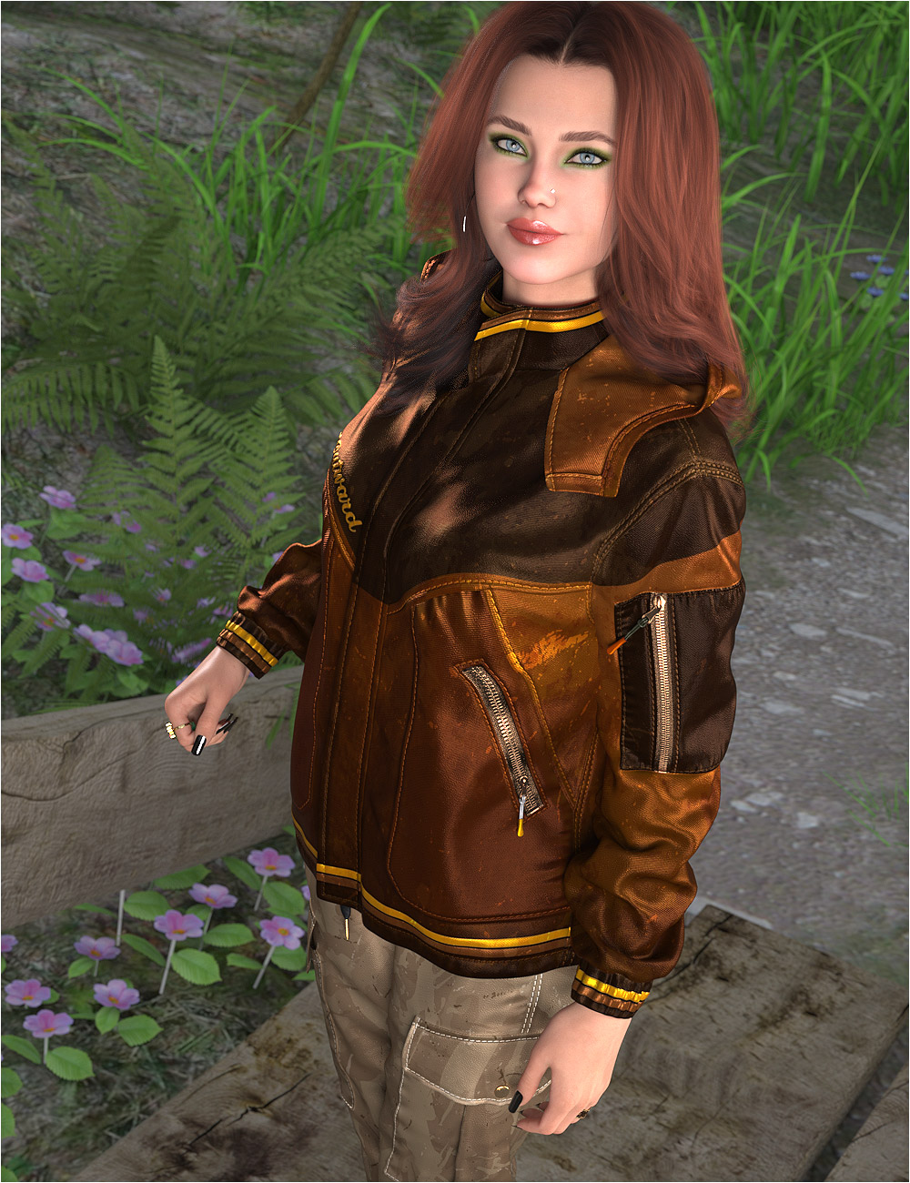 Outward Textures for dForce SU Outdoor Jacket Set | Daz 3D