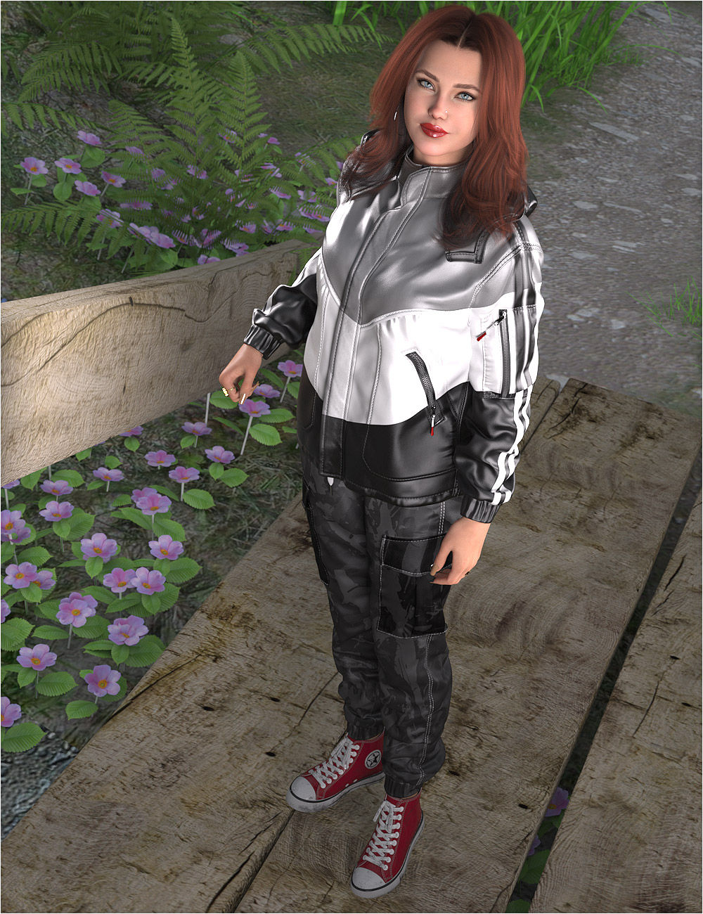 Outward Textures for dForce SU Outdoor Jacket Set | Daz 3D