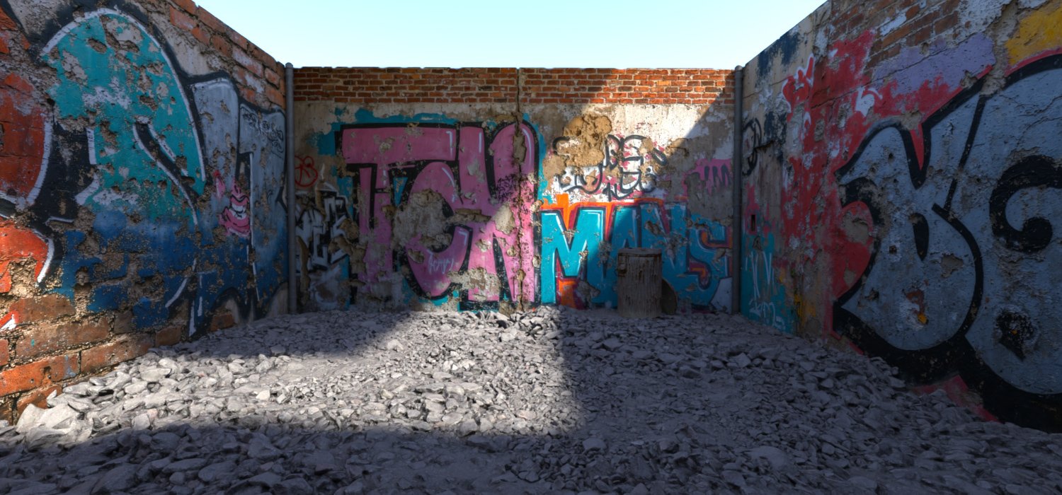 Quick Graffiti Vignette | Daz 3D