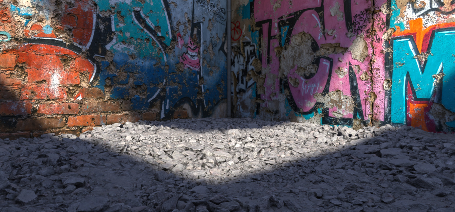 Quick Graffiti Vignette | Daz 3D