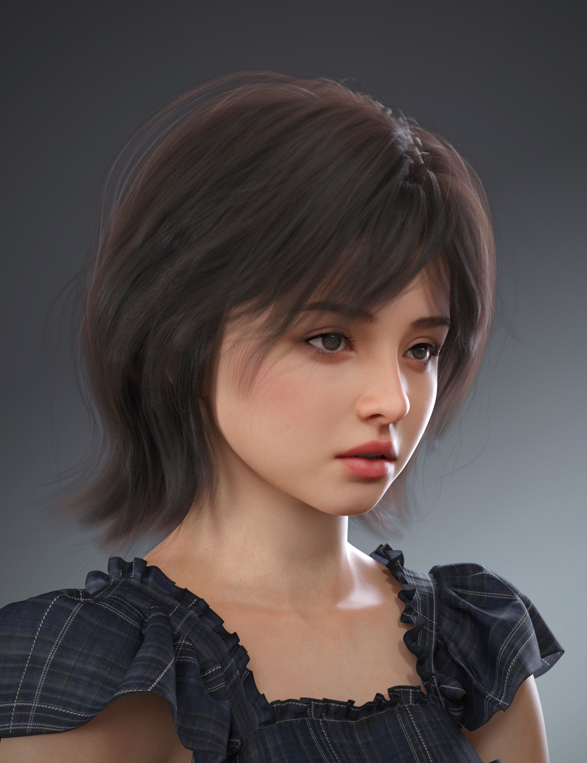 MB Wendee Hair for Genesis 9 | Daz 3D