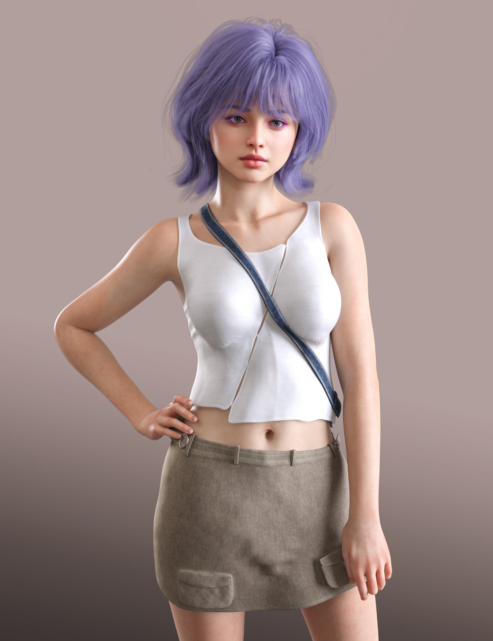 MB Wendee Hair for Genesis 9 | Daz 3D