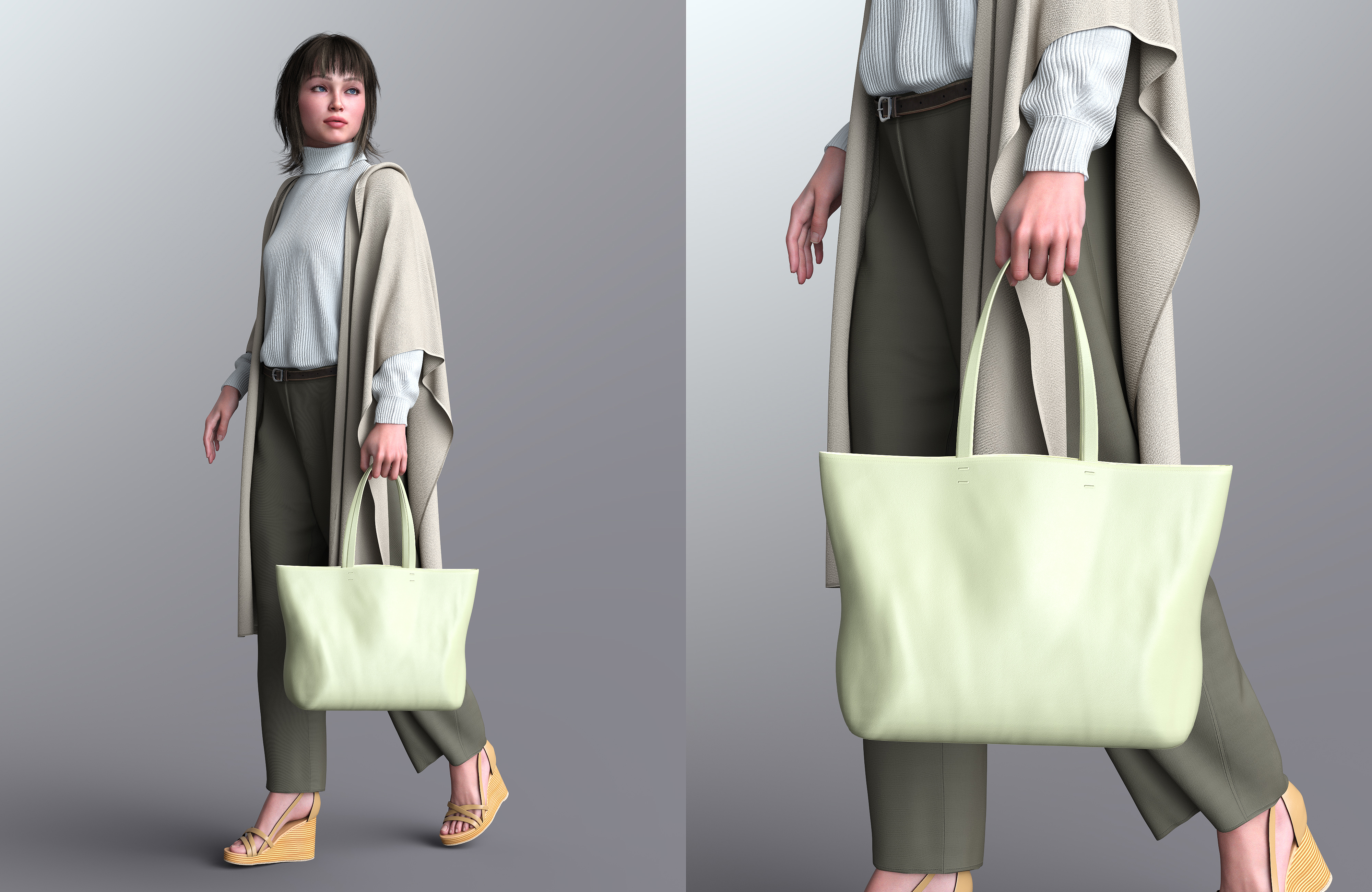 Casual Elegance Bags for Genesis 9 | Daz 3D