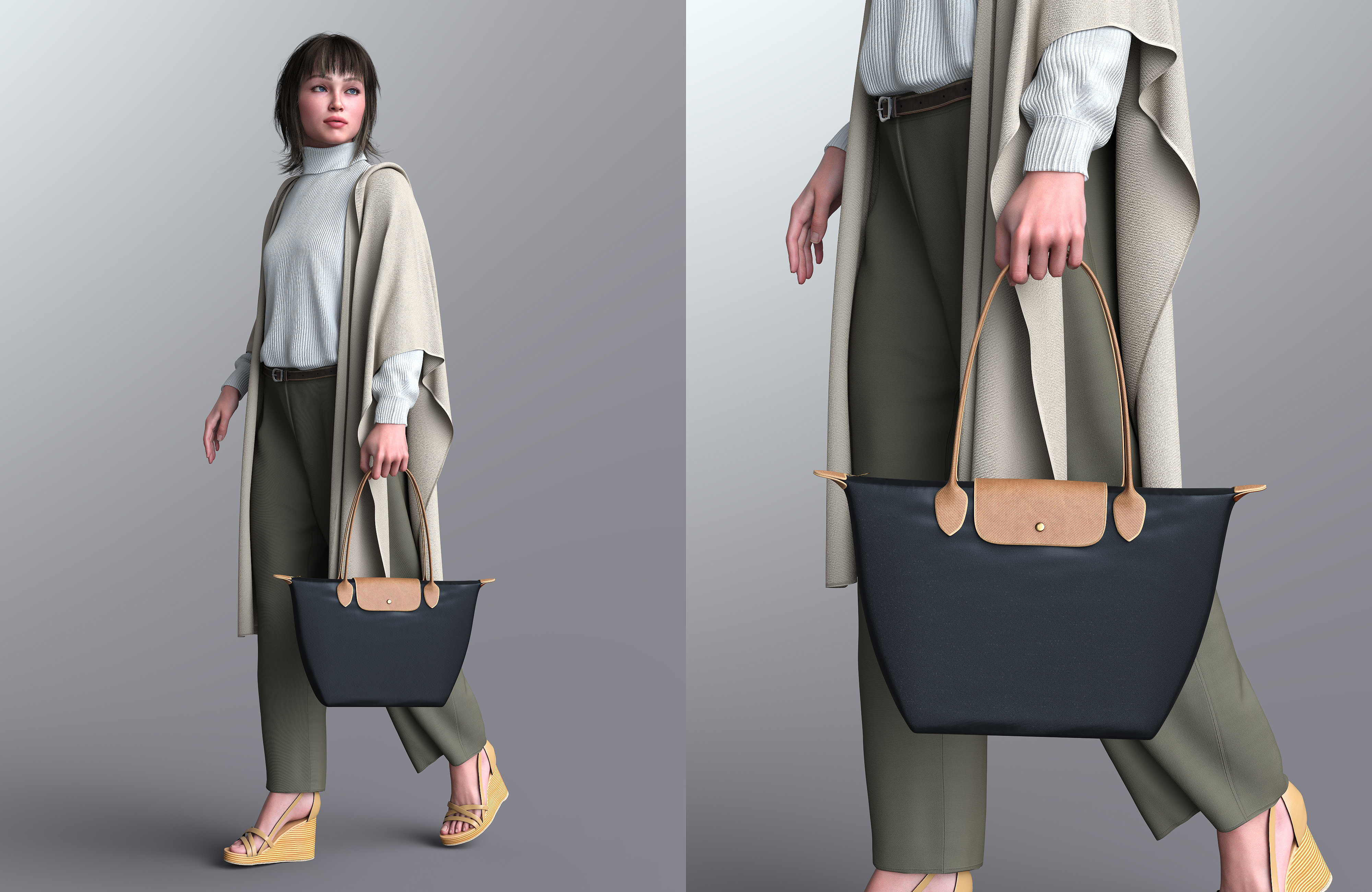 Casual Elegance Bags for Genesis 9 | Daz 3D