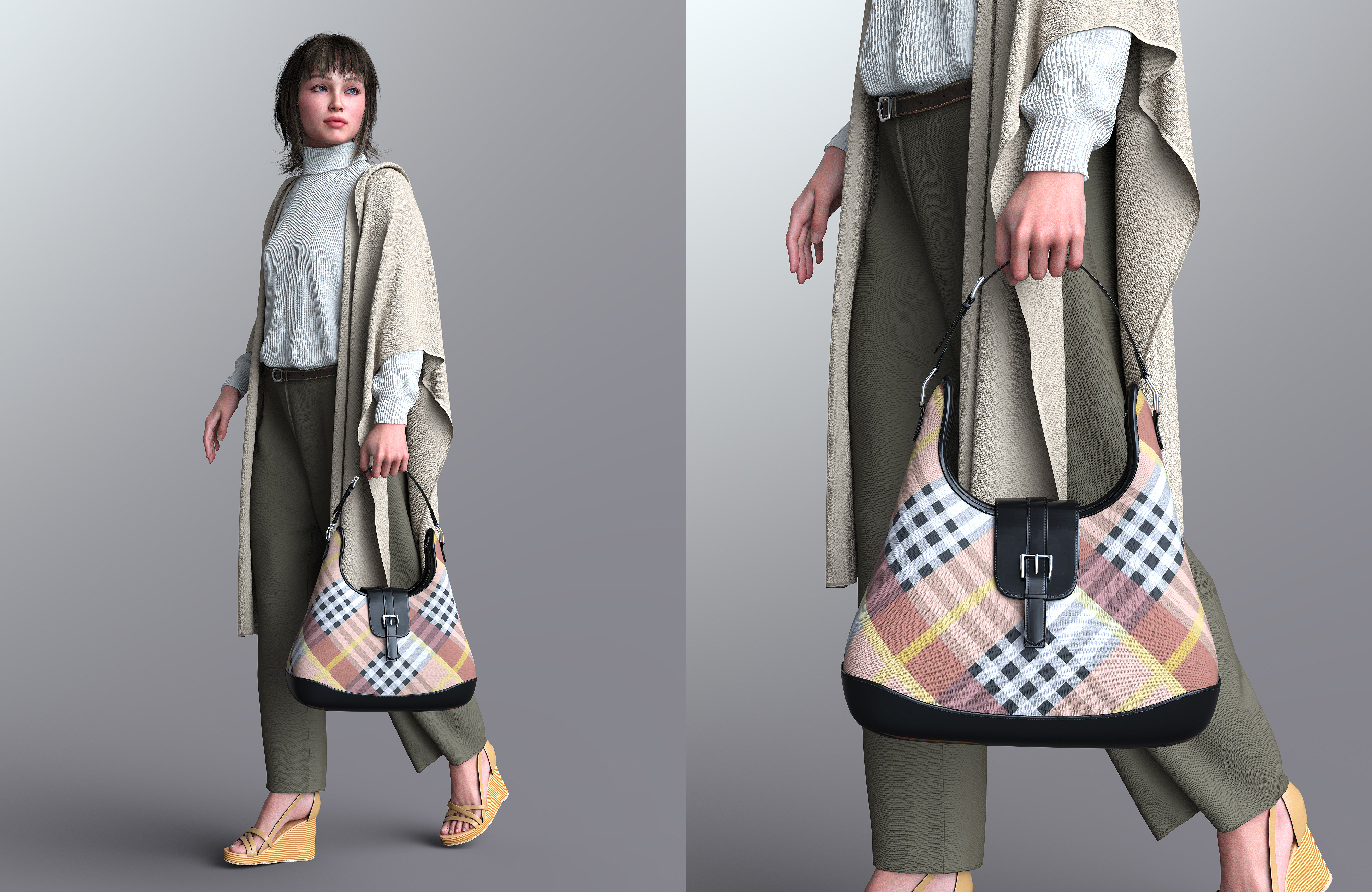 Casual Elegance Bags for Genesis 9 | Daz 3D