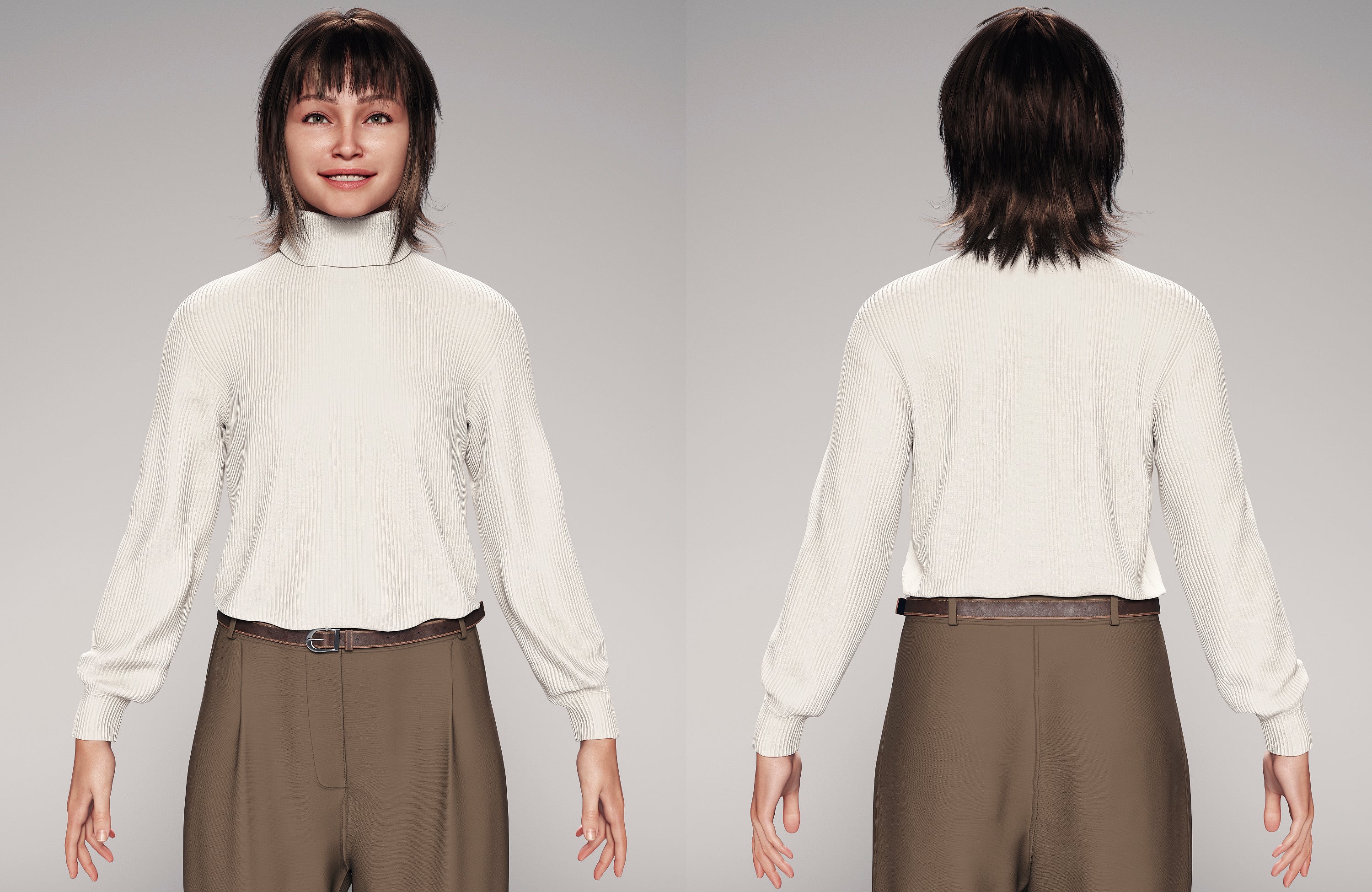 dForce Casual Elegance Outfit for Genesis 9 | Daz 3D