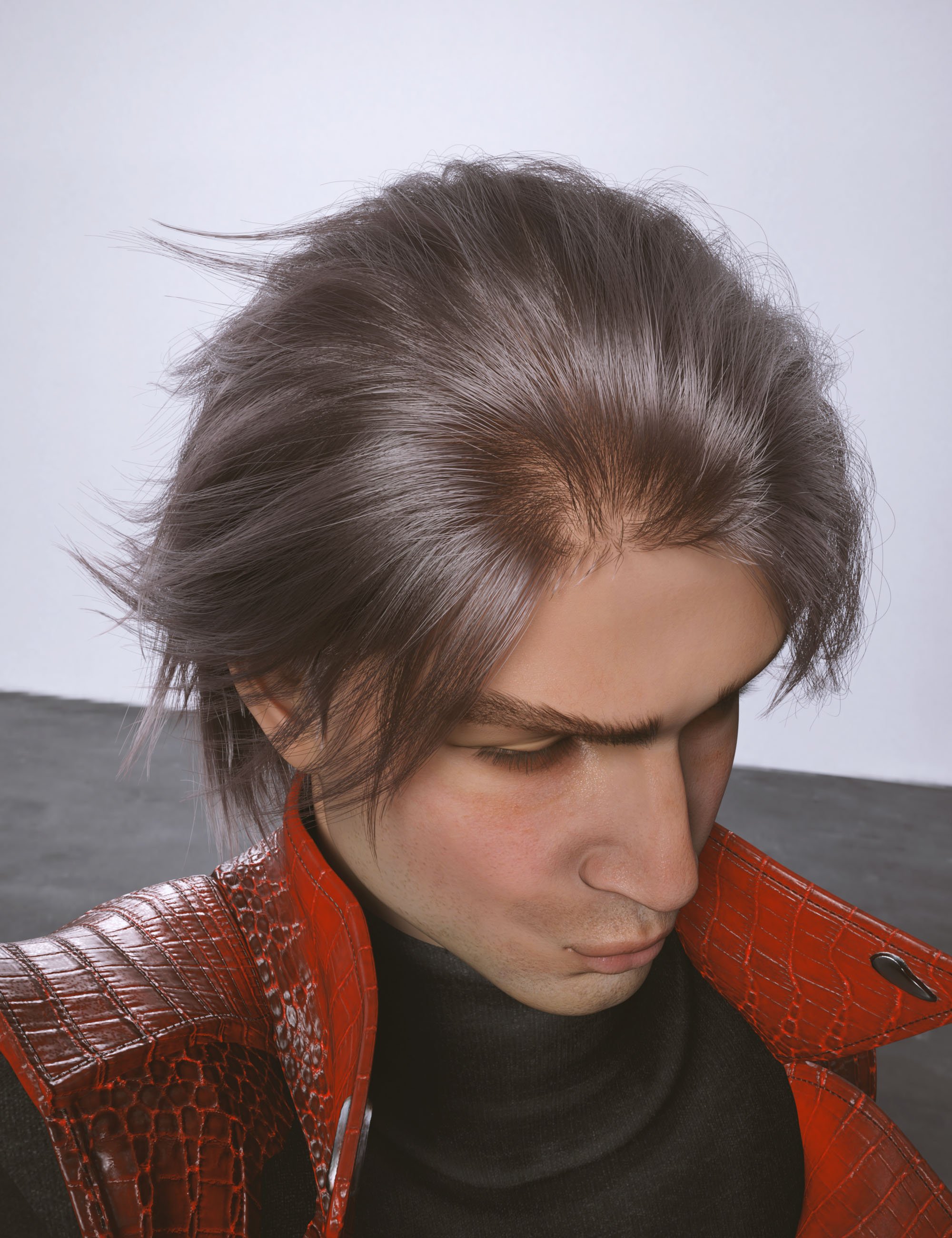 dForce AK Pretty Hair for Genesis 9 | Daz 3D