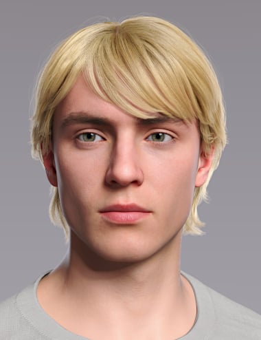 dForce Christian Hair for Genesis 9 | Daz 3D