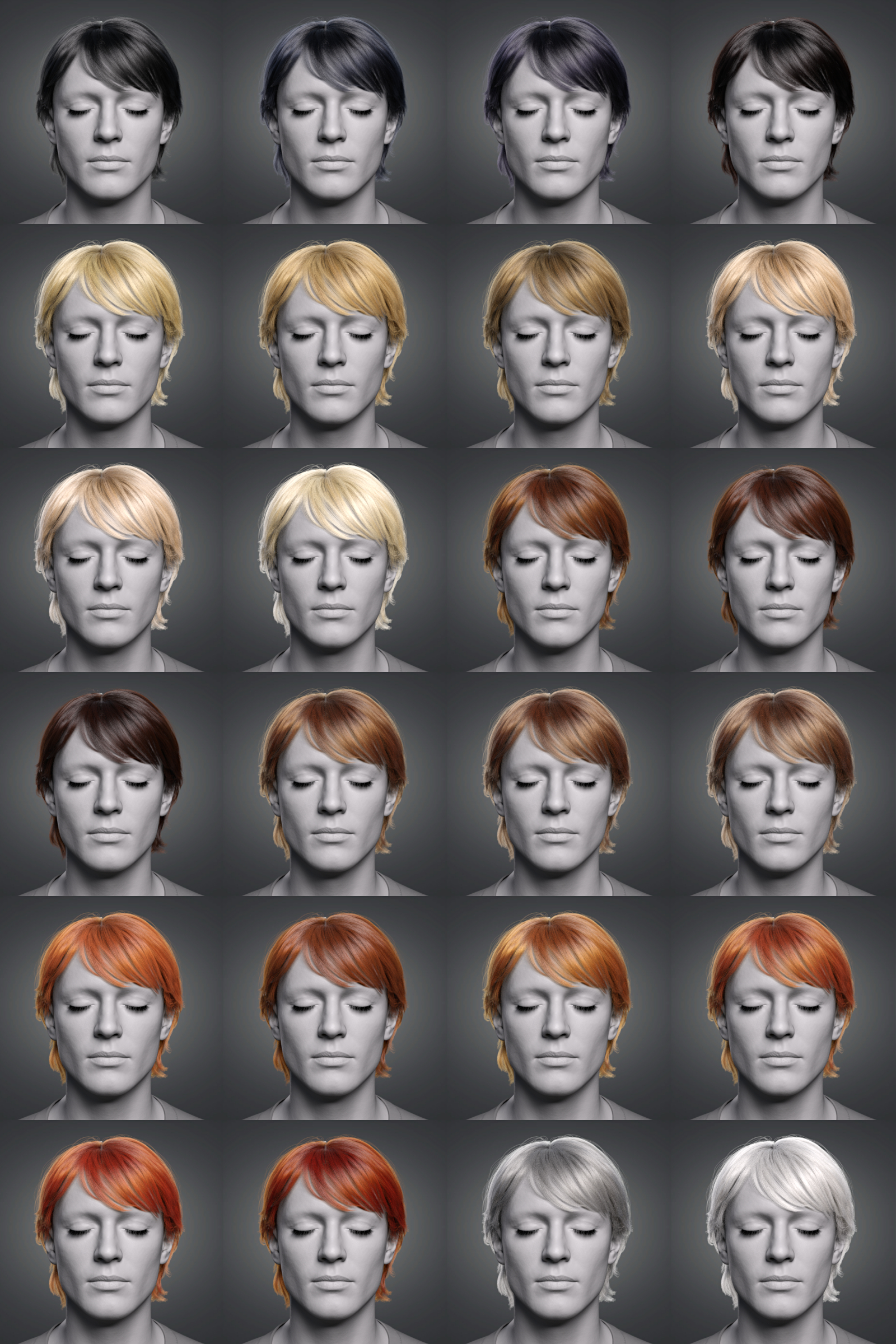 dForce Christian Hair for Genesis 9 | Daz 3D