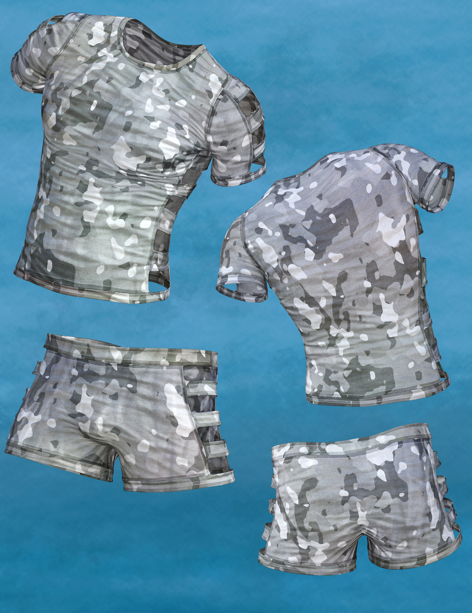T-Pack HoleZ03 Texture Add-on | Daz 3D