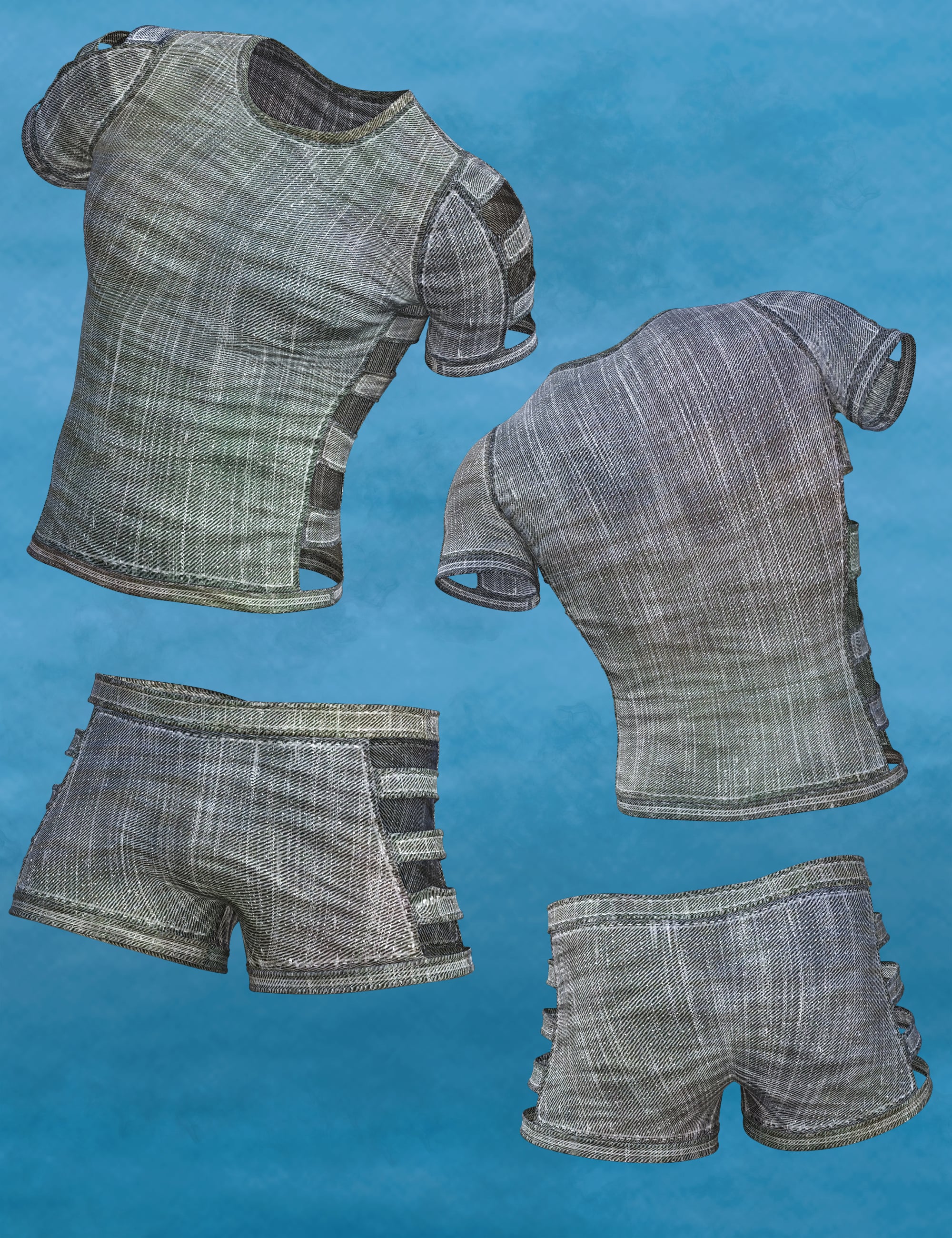 T-Pack HoleZ03 Texture Add-on | Daz 3D