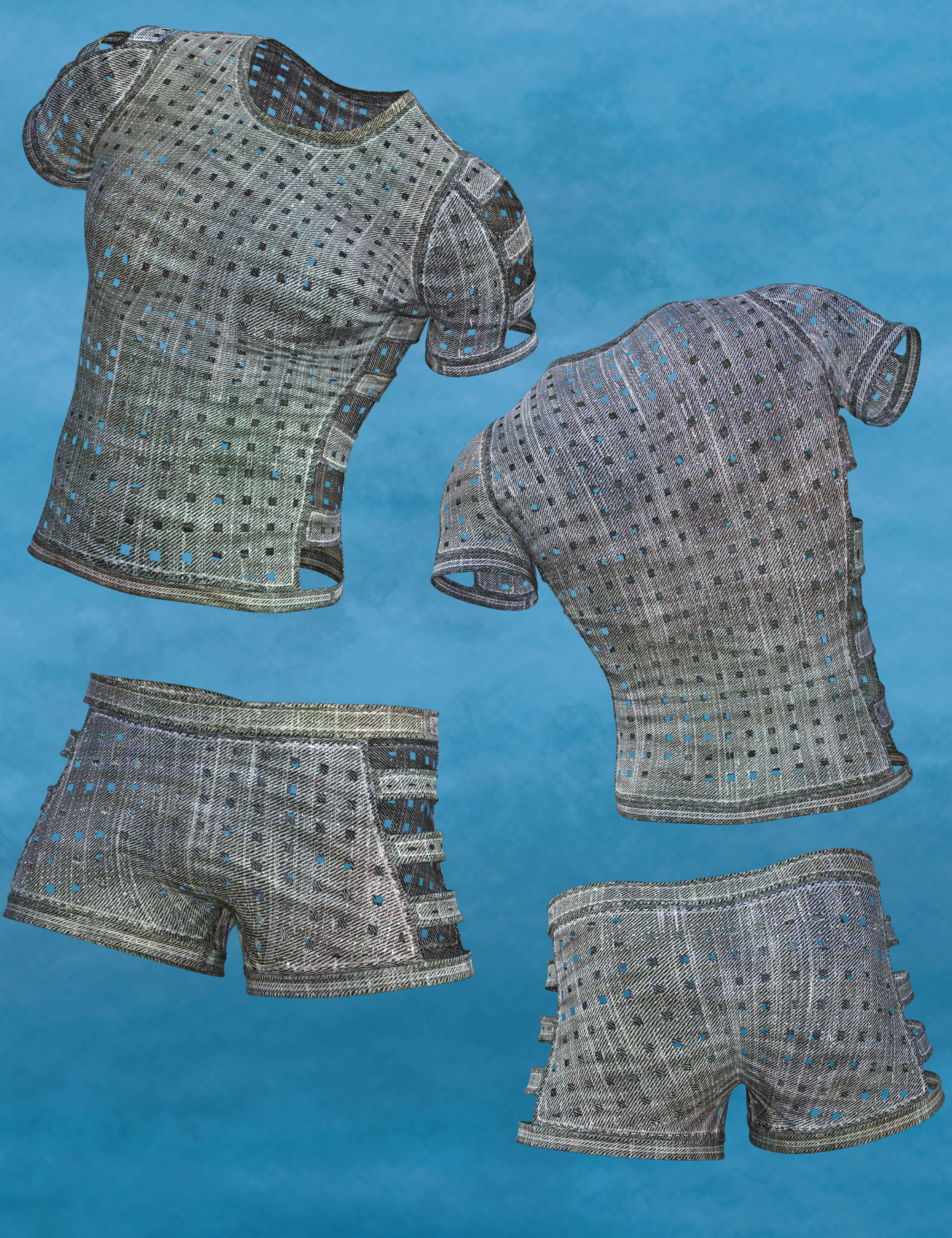 T-Pack HoleZ03 Texture Add-on | Daz 3D