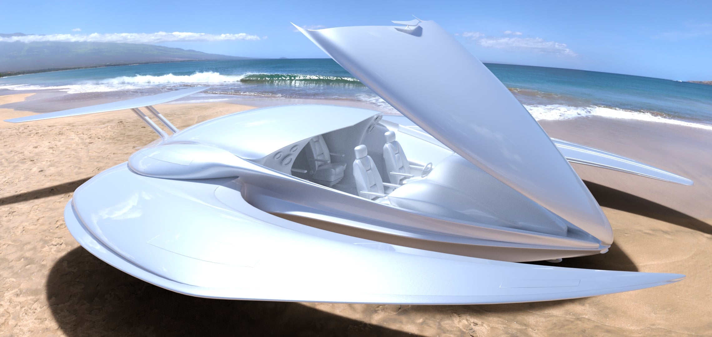 PW Space Ship Stallion | Daz 3D