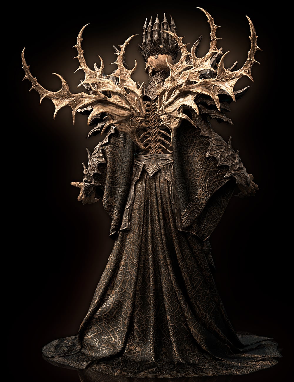 Dark Sovereign HD – A Lich Visage for Genesis 9 | Daz 3D