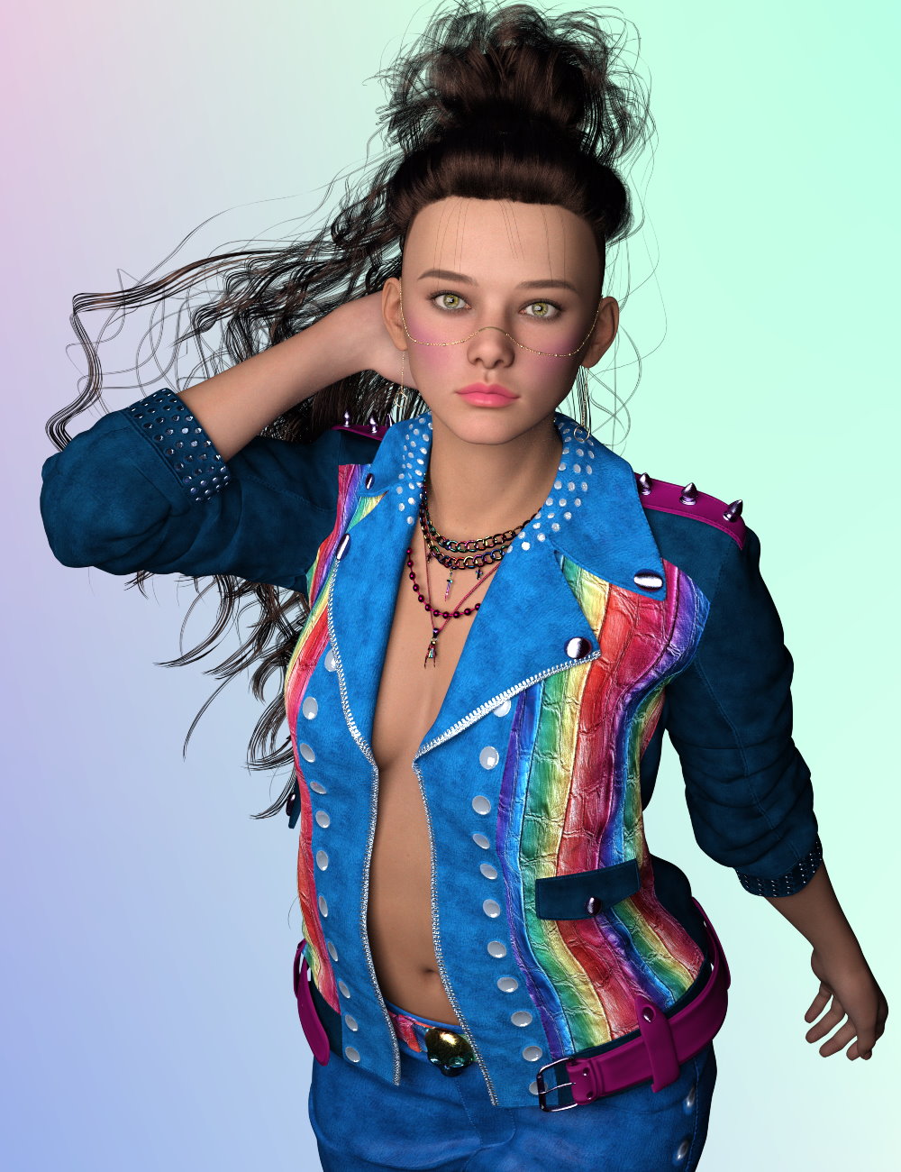 L3D Quick Click Runa Hair | Daz 3D
