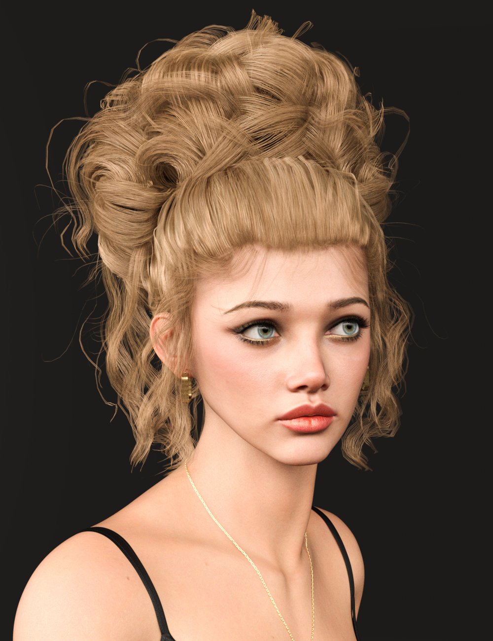Lesya Hair for Genesis 9 | Daz 3D