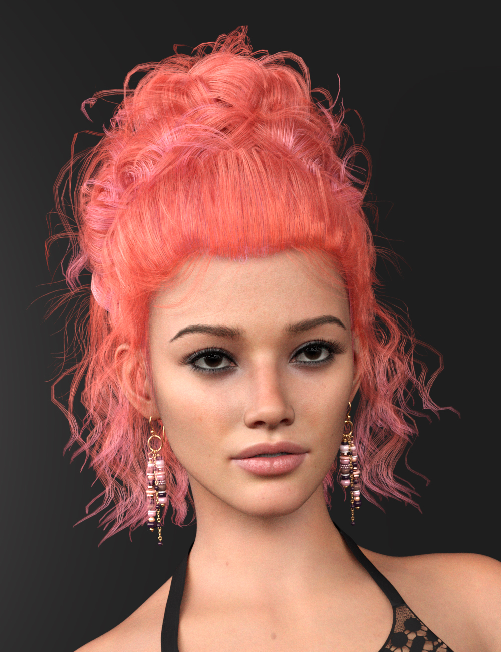 Lesya Hair for Genesis 9 | Daz 3D