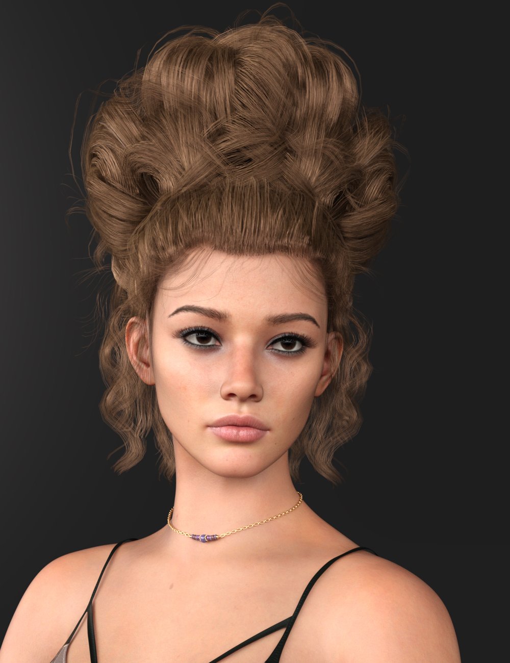 Lesya Hair for Genesis 9 | Daz 3D