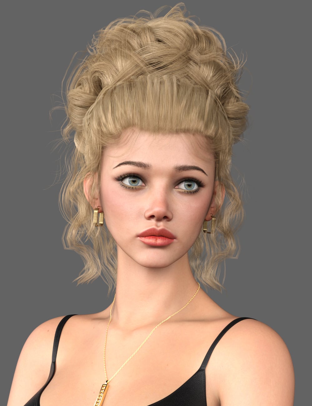 Lesya Hair for Genesis 9 | Daz 3D