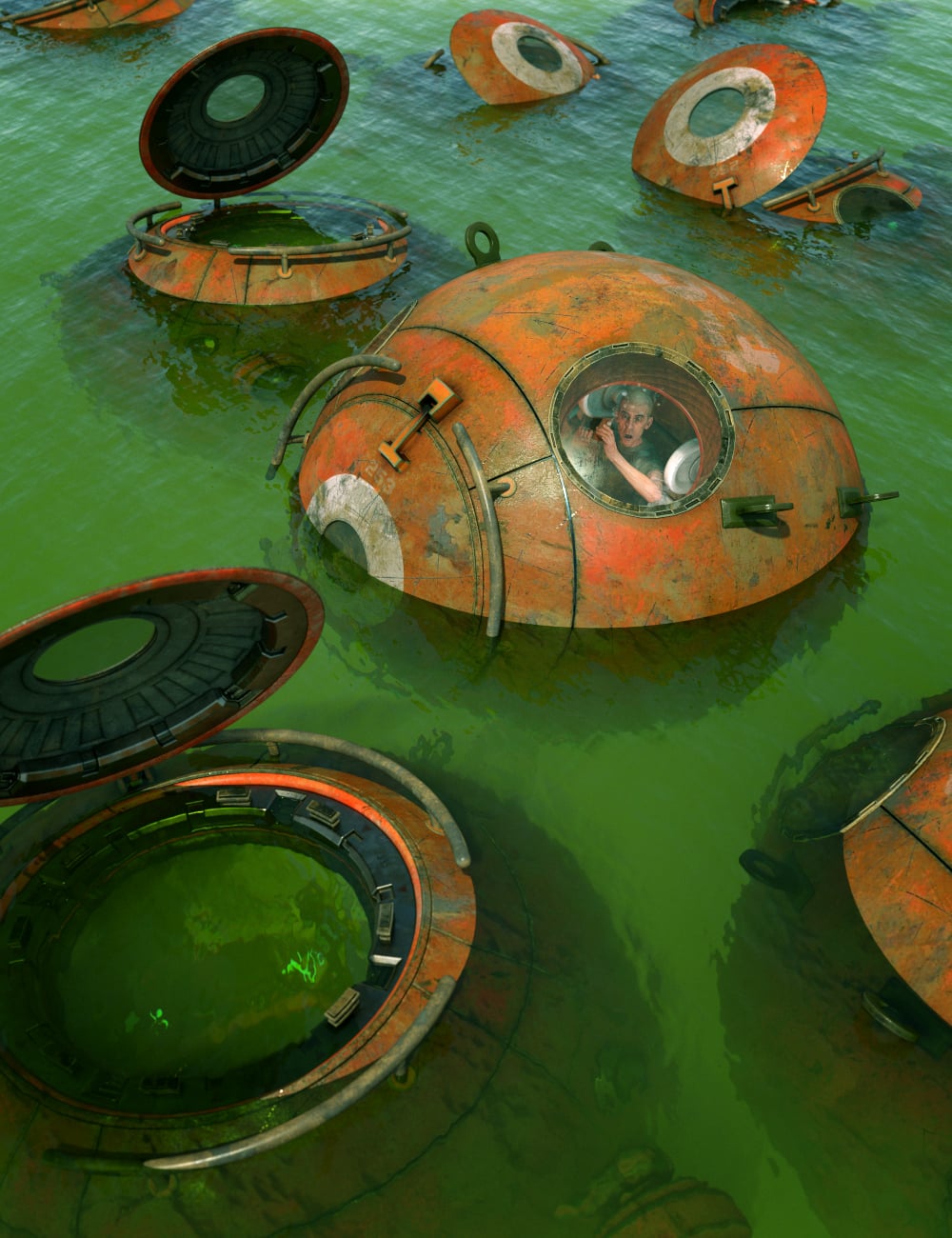 EEP - Emergency Evacuation Pod | Daz 3D