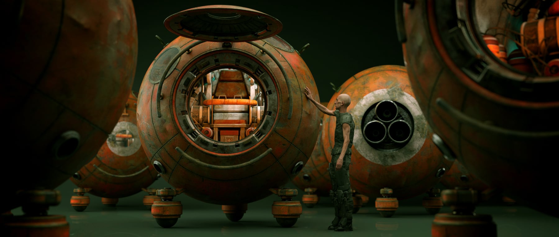 EEP - Emergency Evacuation Pod | Daz 3D