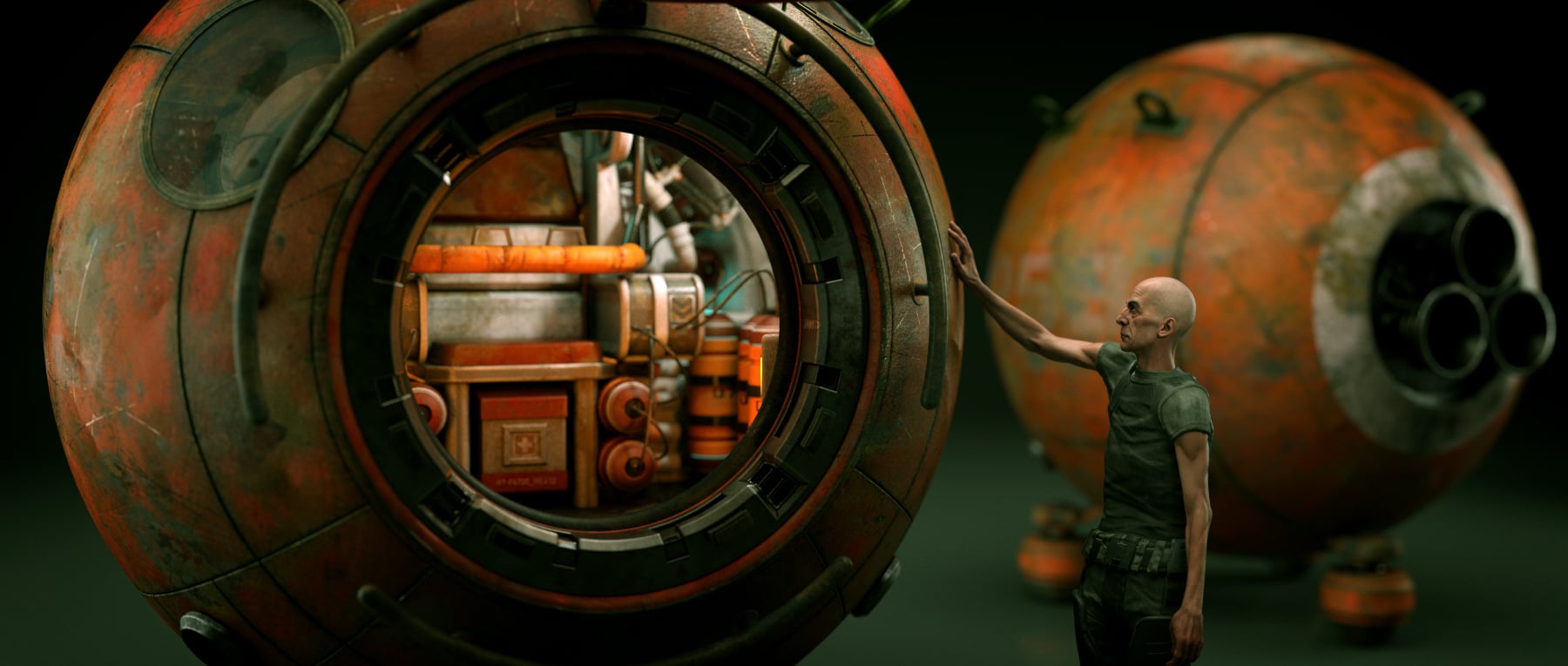 EEP - Emergency Evacuation Pod | Daz 3D