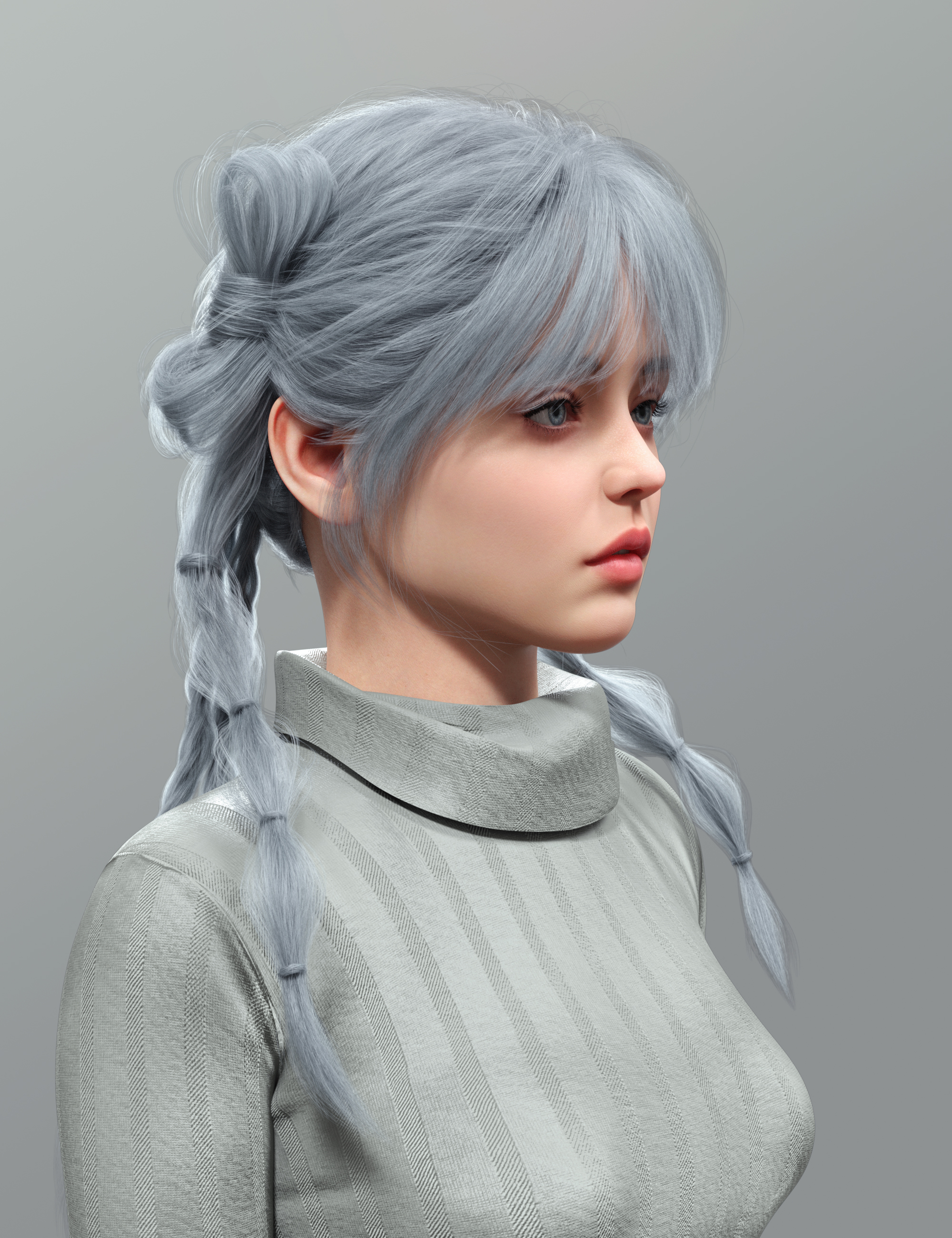MB Panni Hair and MB Panni for Genesis 9 Feminine | Daz 3D