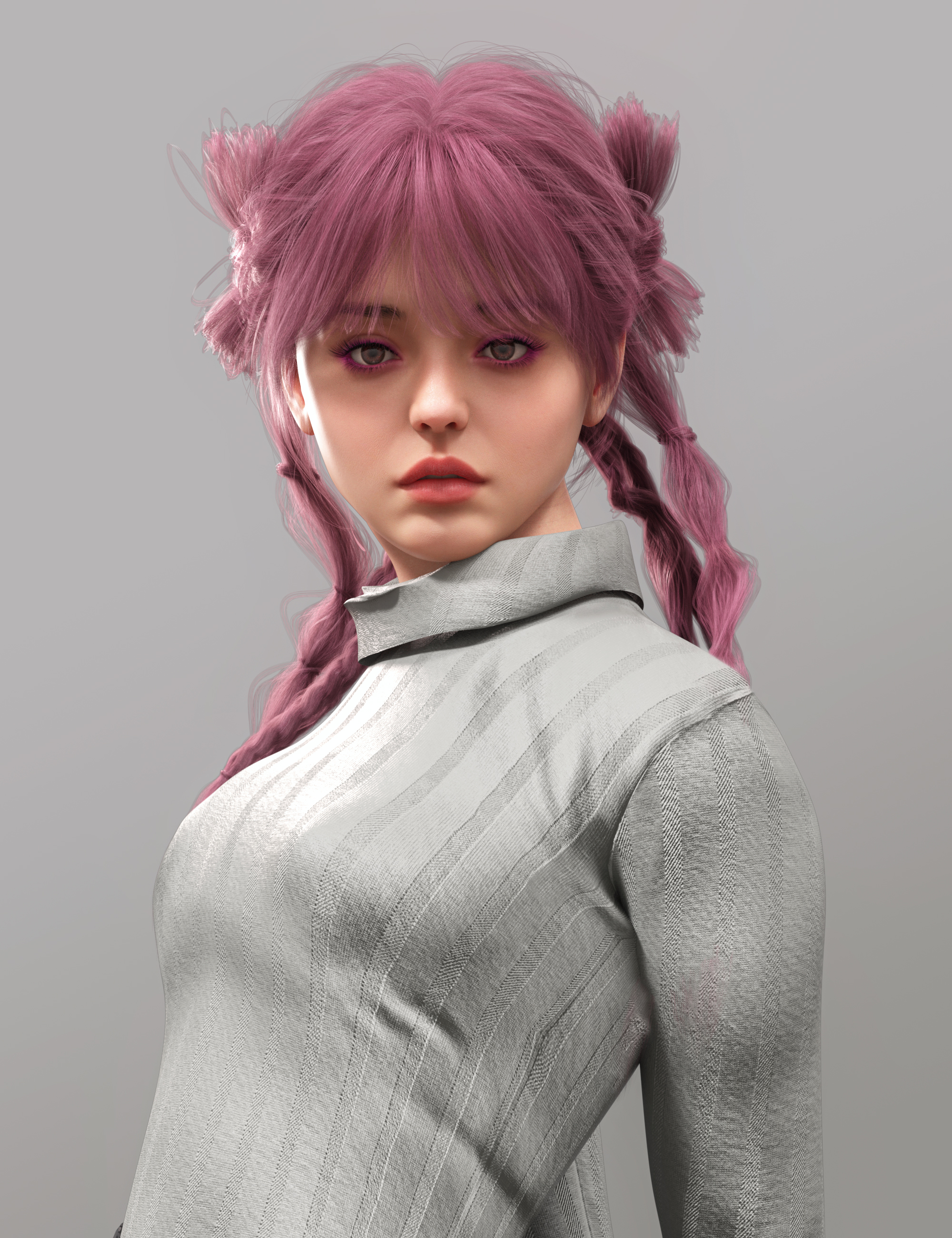 MB Panni Hair and MB Panni for Genesis 9 Feminine | Daz 3D