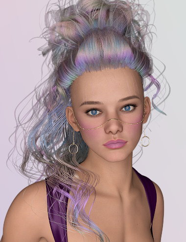 L3D Coloromb Runa Hair Texture Add On | Daz 3D
