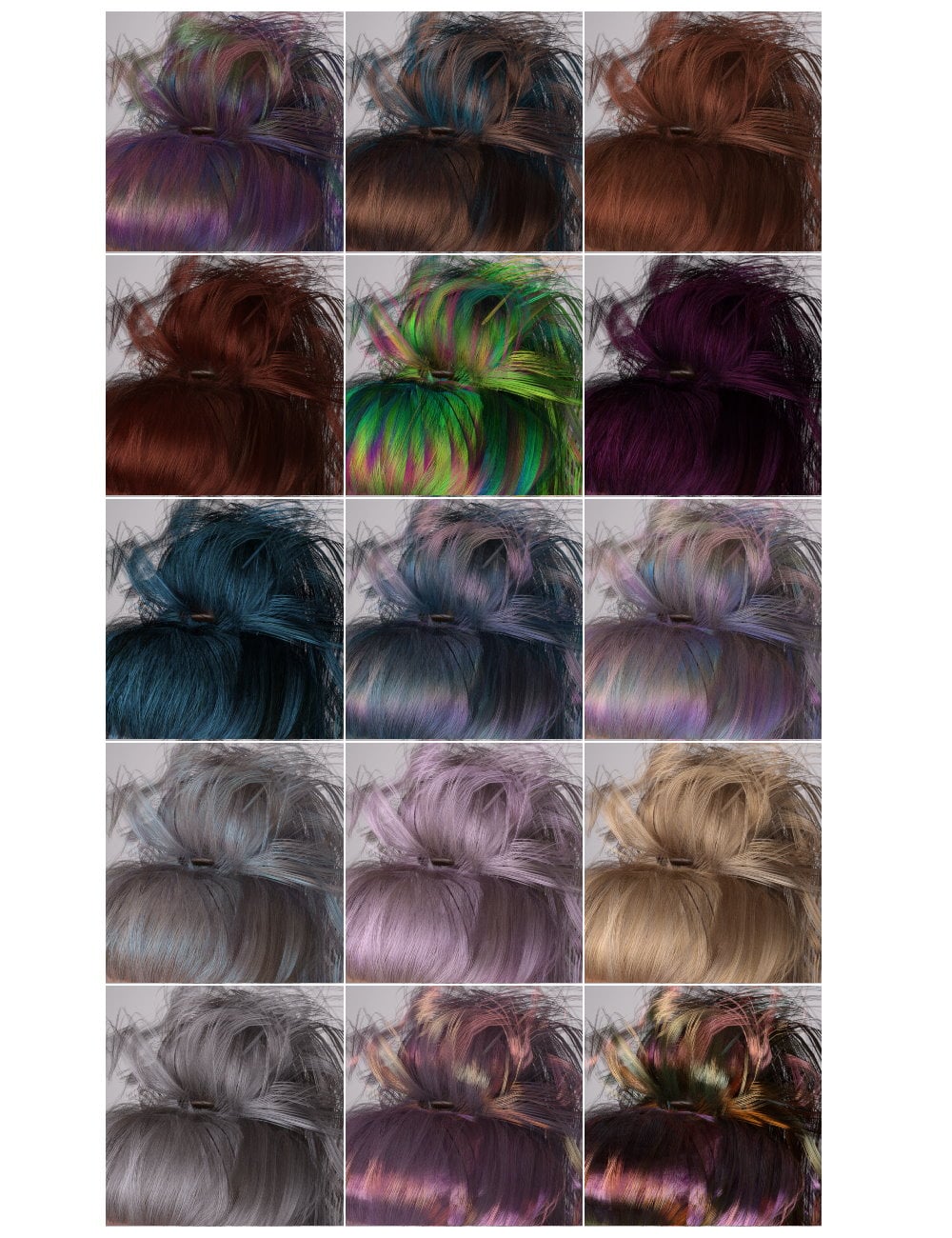 L3D Coloromb Runa Hair Texture Add On | Daz 3D