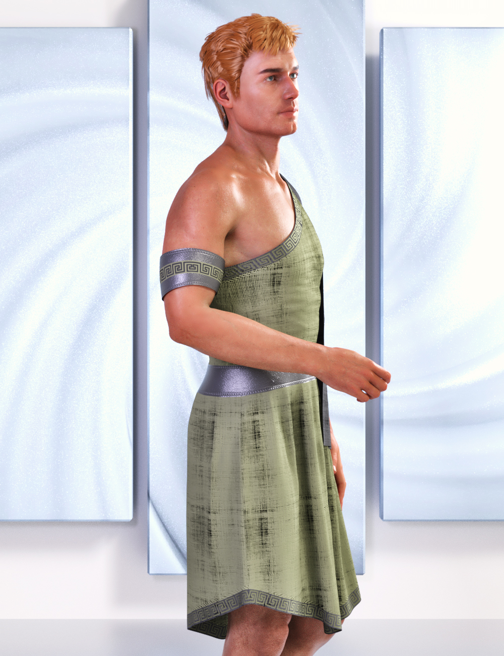 JMR dForce Greek Costume for Genesis 9 and 8 Male | Daz 3D