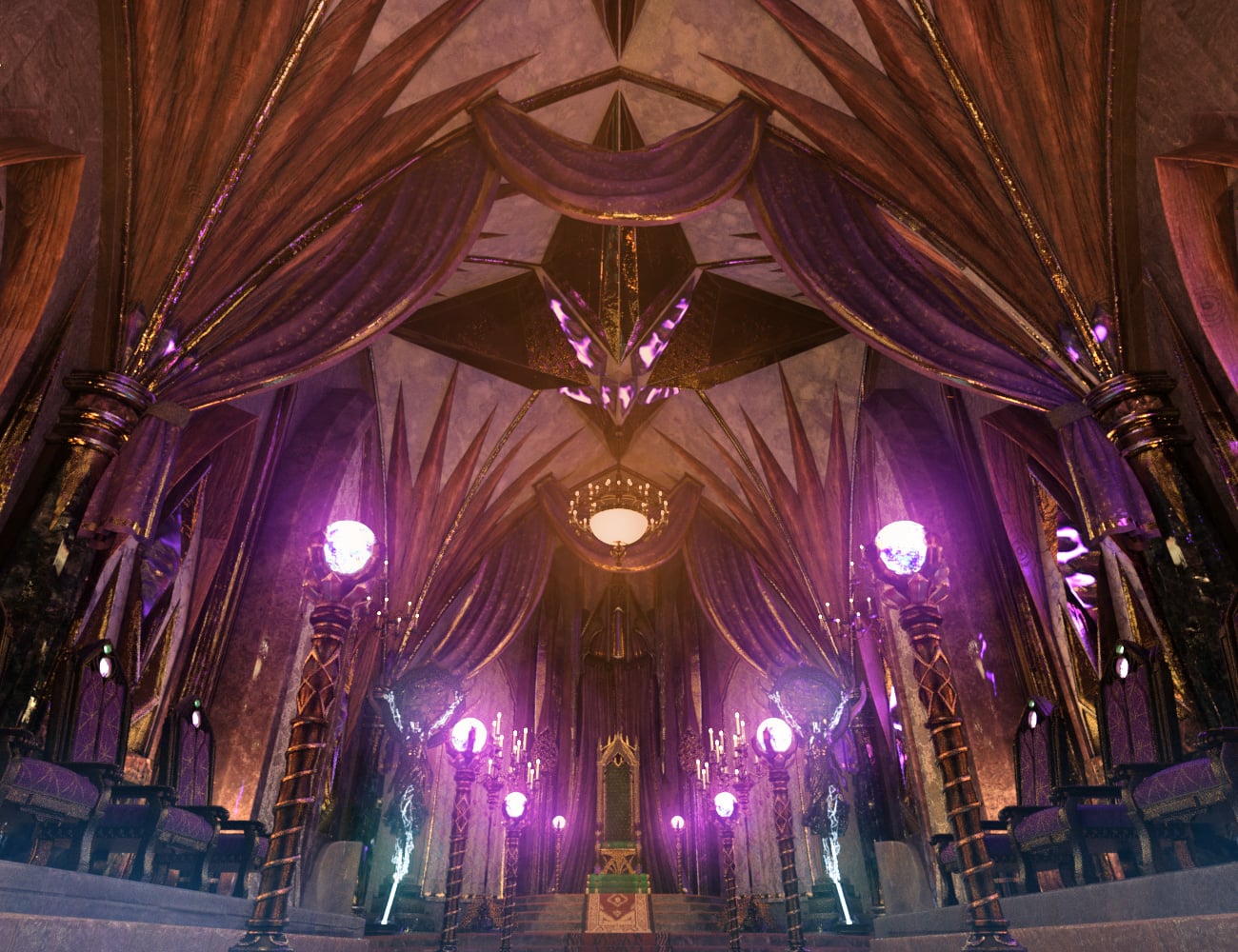 XI Fairy Tail Evil Queen Throne | Daz 3D
