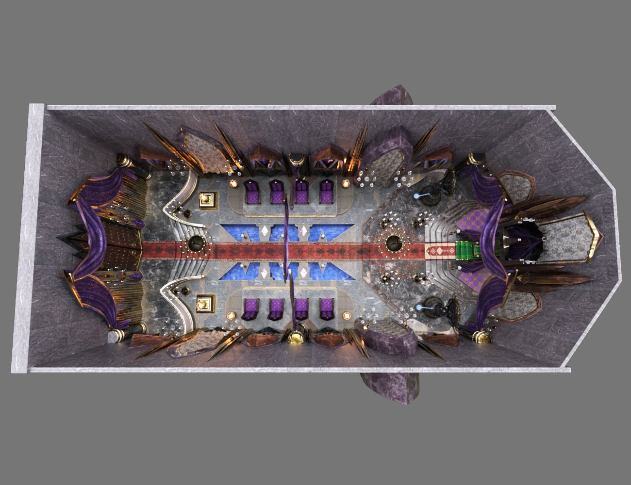 XI Fairy Tail Evil Queen Throne | Daz 3D