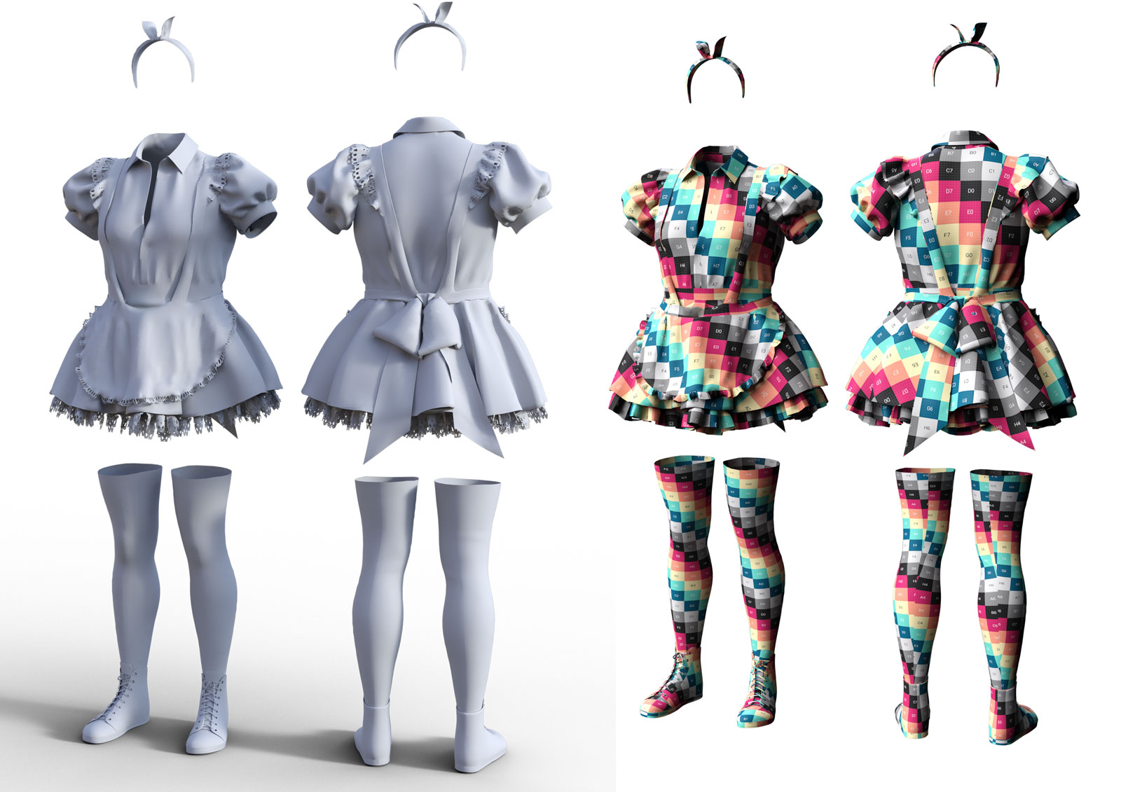 Alice Rebel dForce Outfit and Vignette | Daz 3D