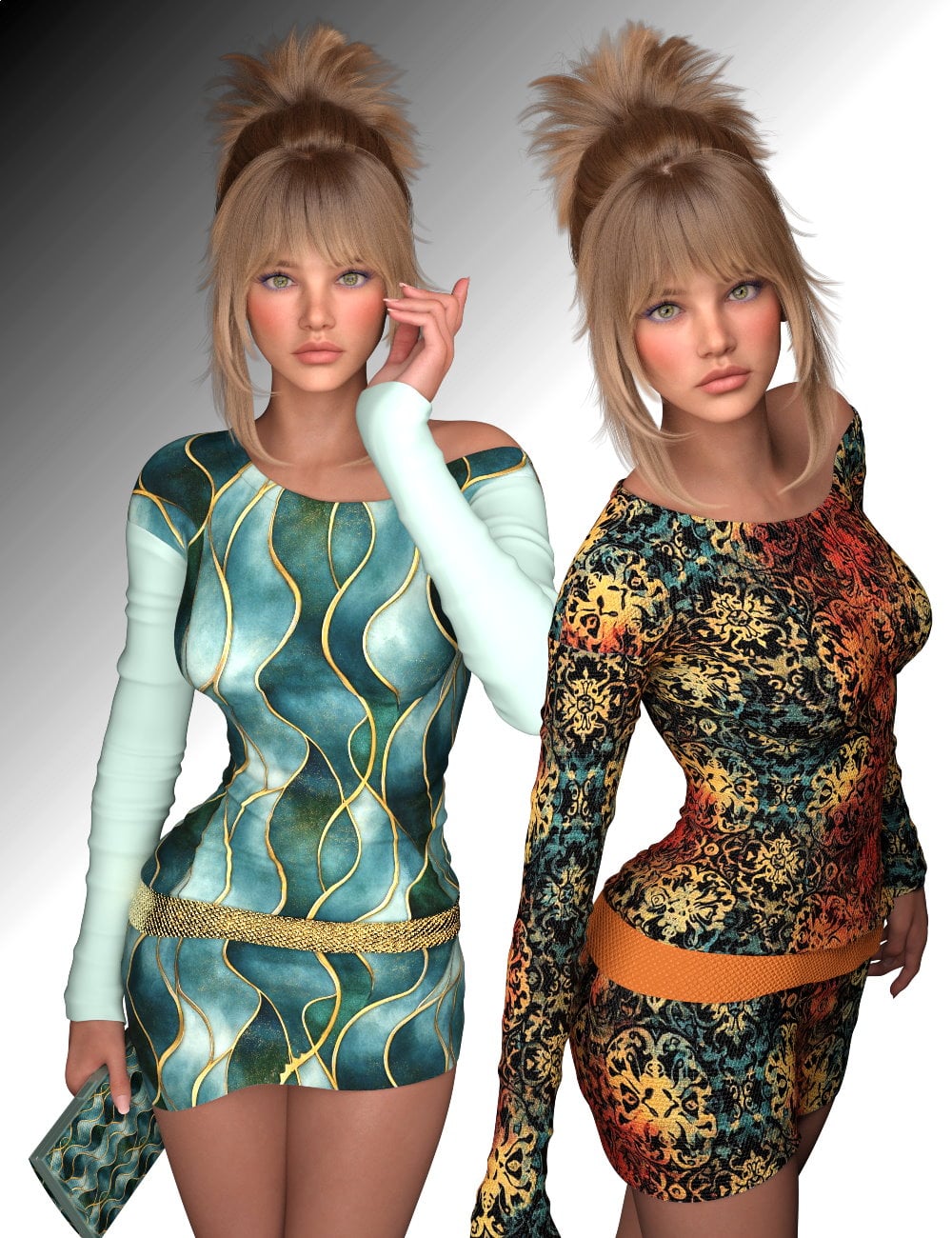 L3D Supreme Midnight Mini Texture Add-On | Daz 3D