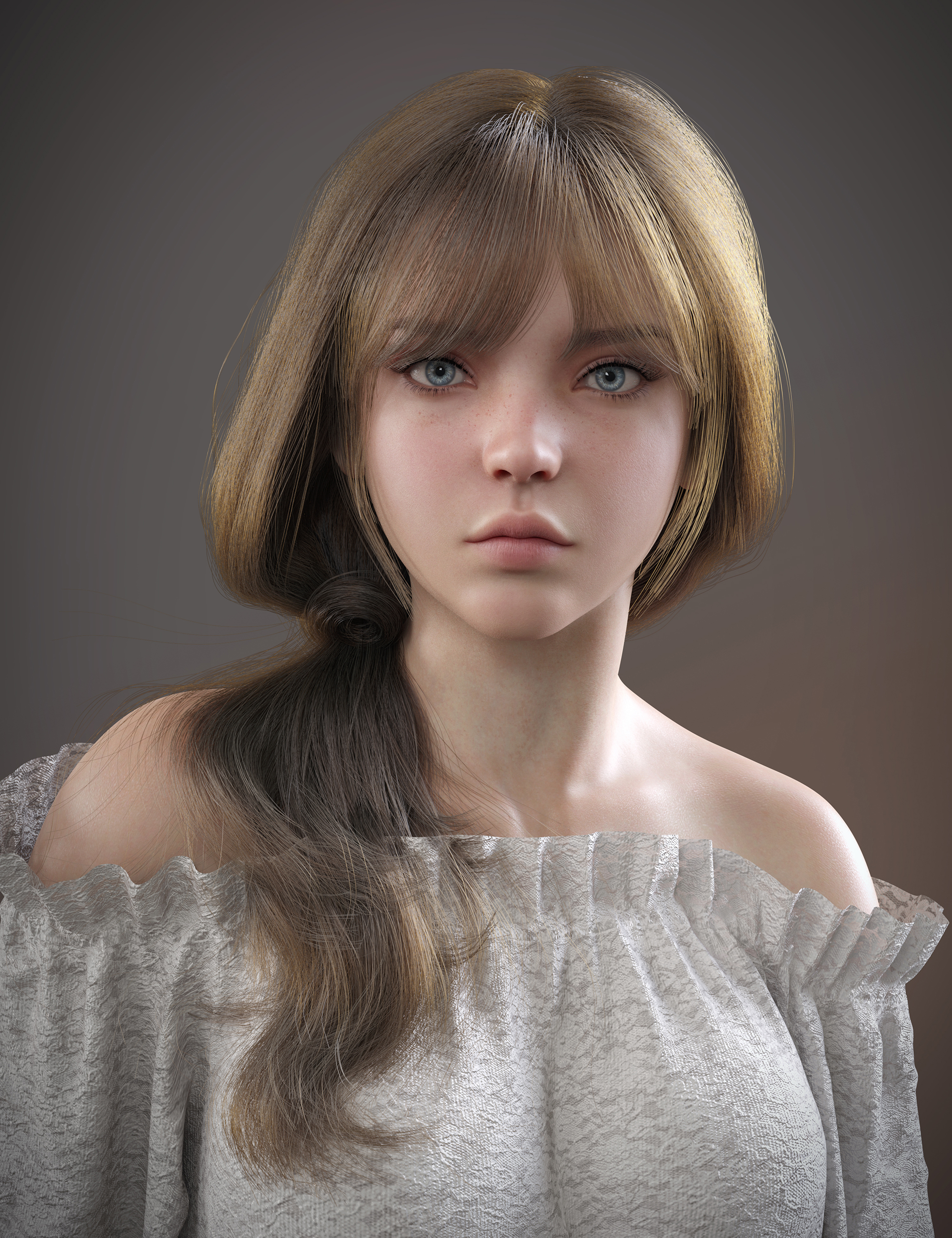 dForce Jennice Hair for Genesis 9 | Daz 3D