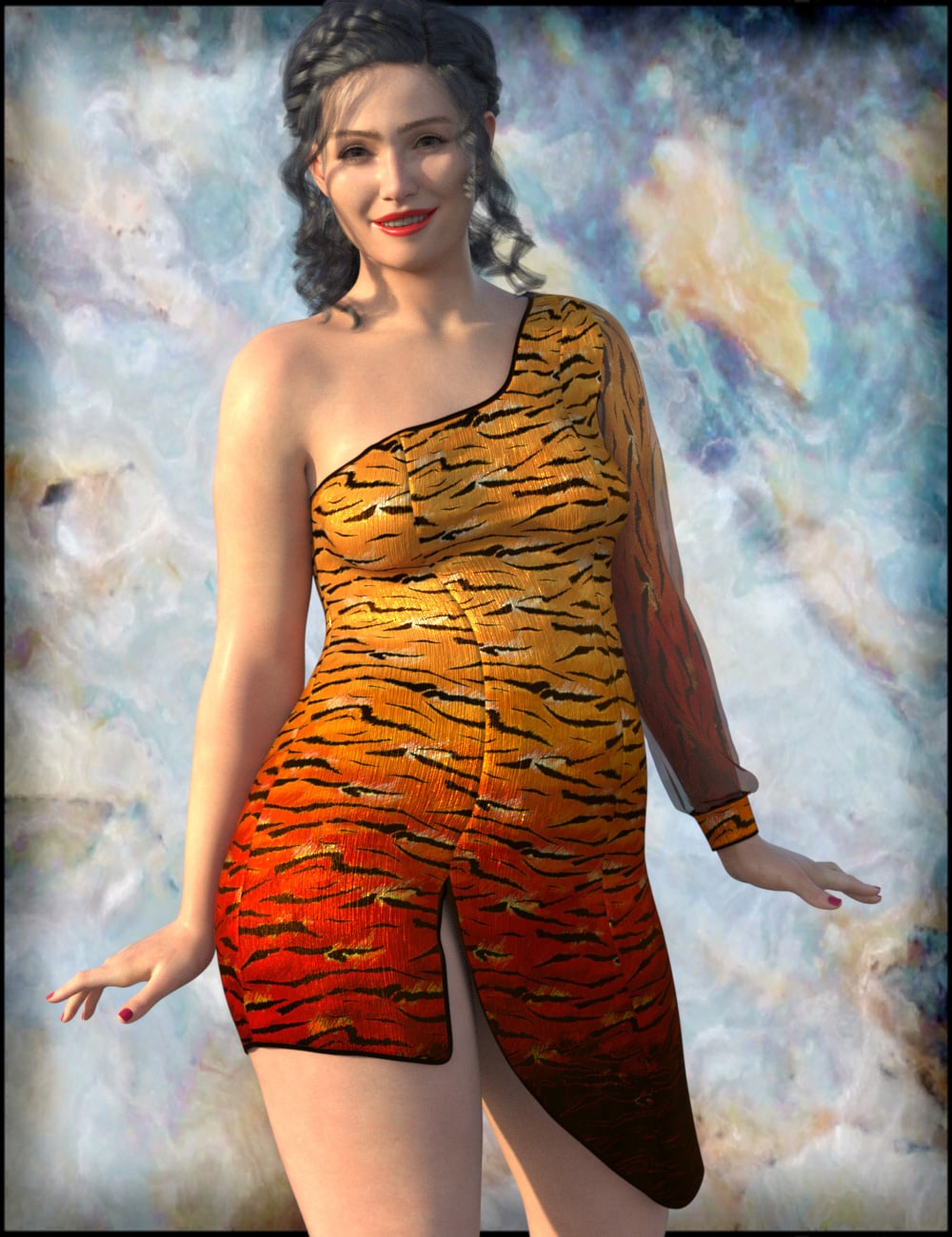 DNA Aza dForce Dress for Genesis 9 | Daz 3D
