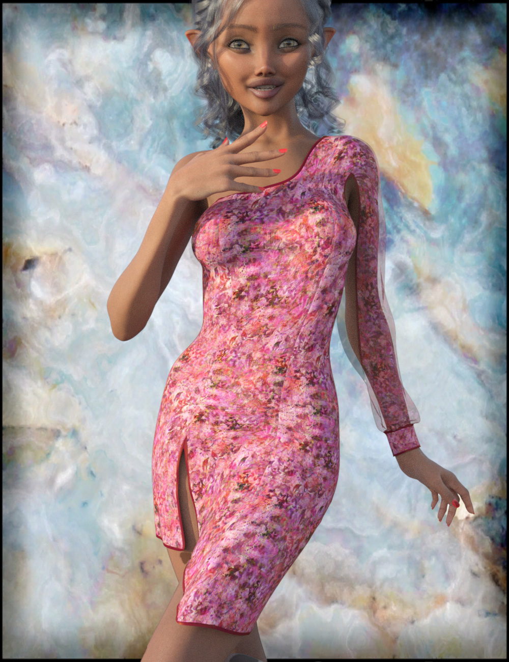 DNA Aza dForce Dress for Genesis 9 | Daz 3D