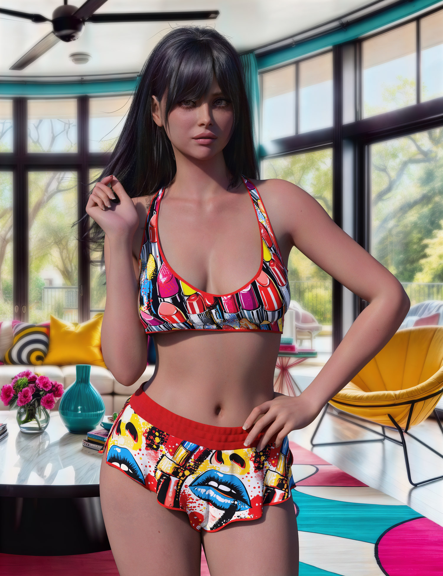 dForce Frankie PJs for Genesis 9 | Daz 3D