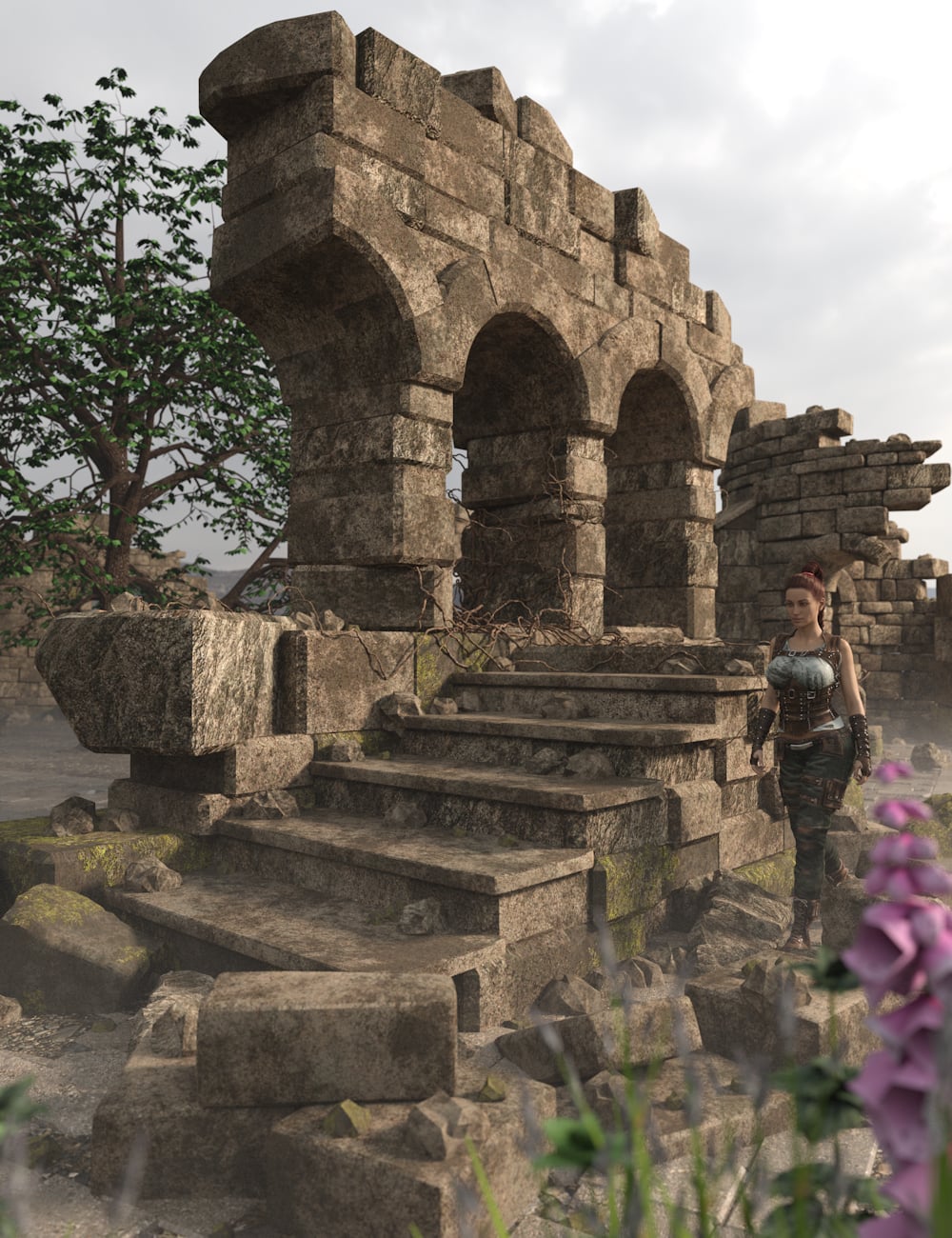 Medieval Ruins 1 | Daz 3D