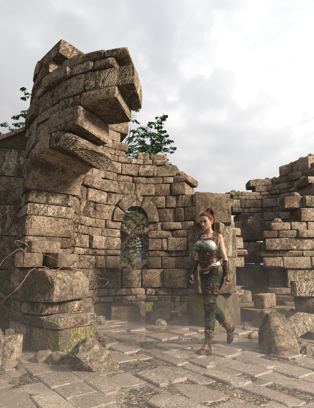 Medieval Ruins 1 | Daz 3D