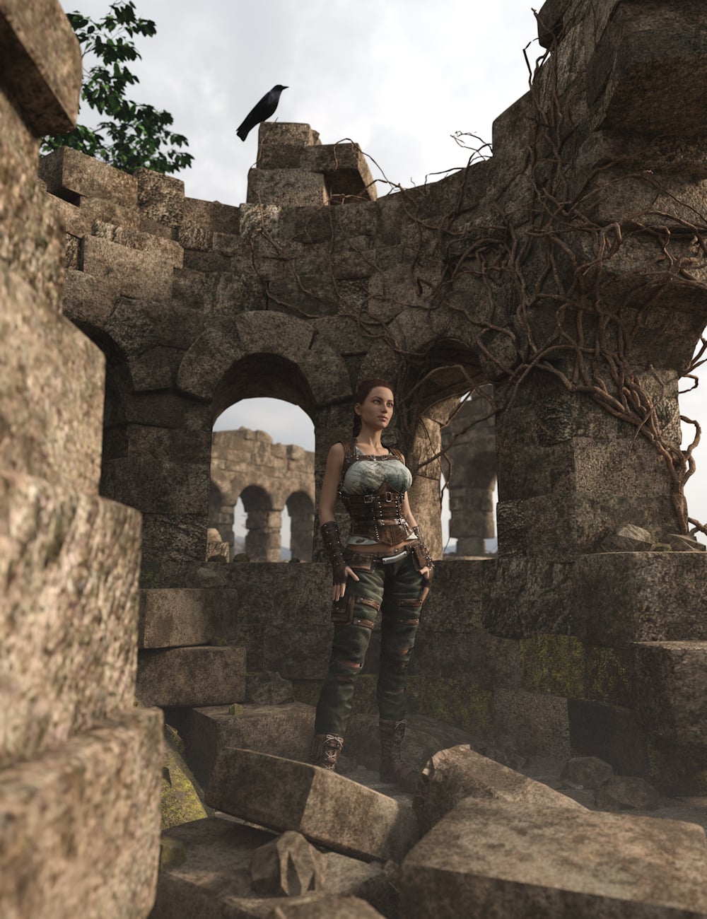 Medieval Ruins 1 | Daz 3D