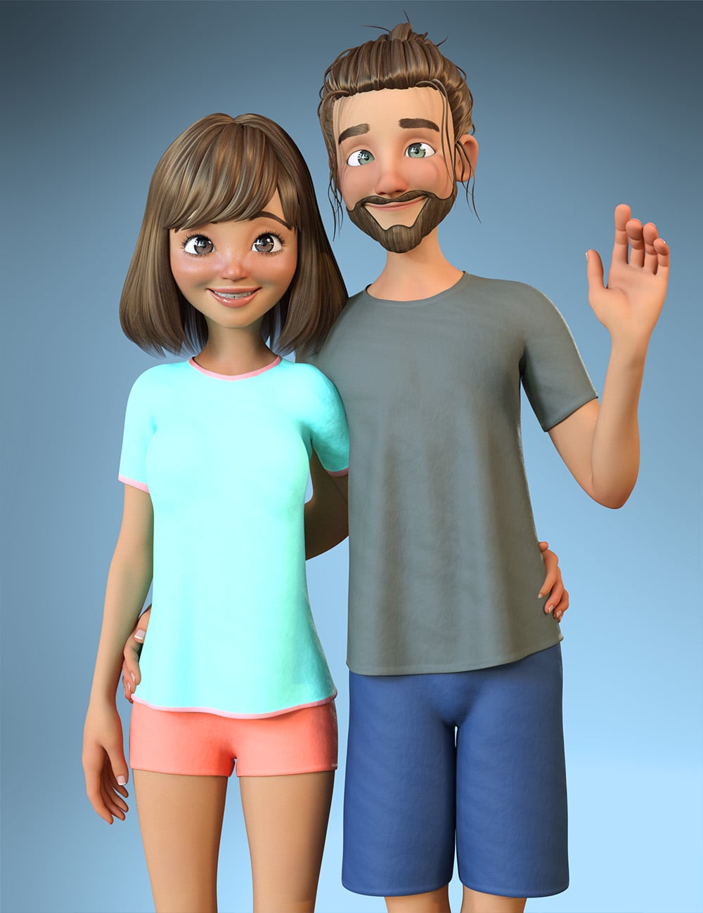 Toon Generations 9 Character for Genesis 9 | Daz 3D