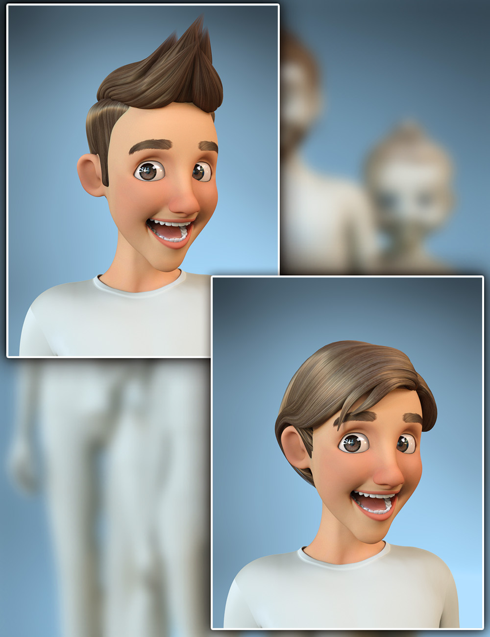 Toon Generations 9 Hair for Genesis 9 | Daz 3D