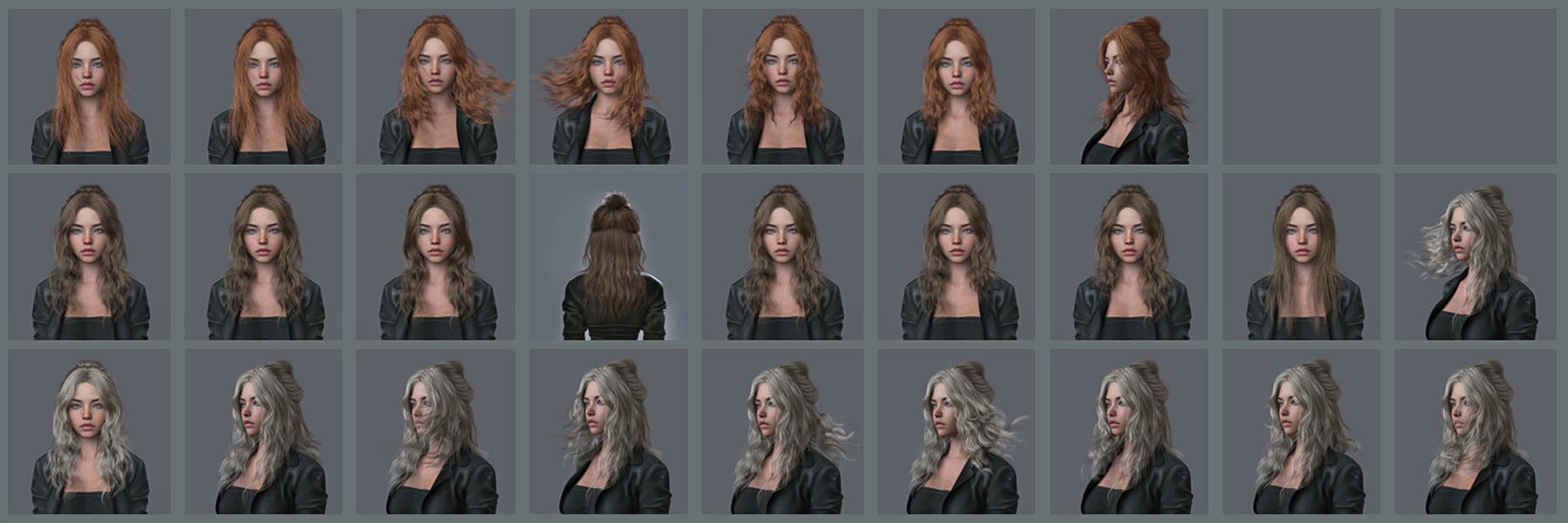 MB Reann Hair and MB Reann for Genesis 9 Feminine | Daz 3D