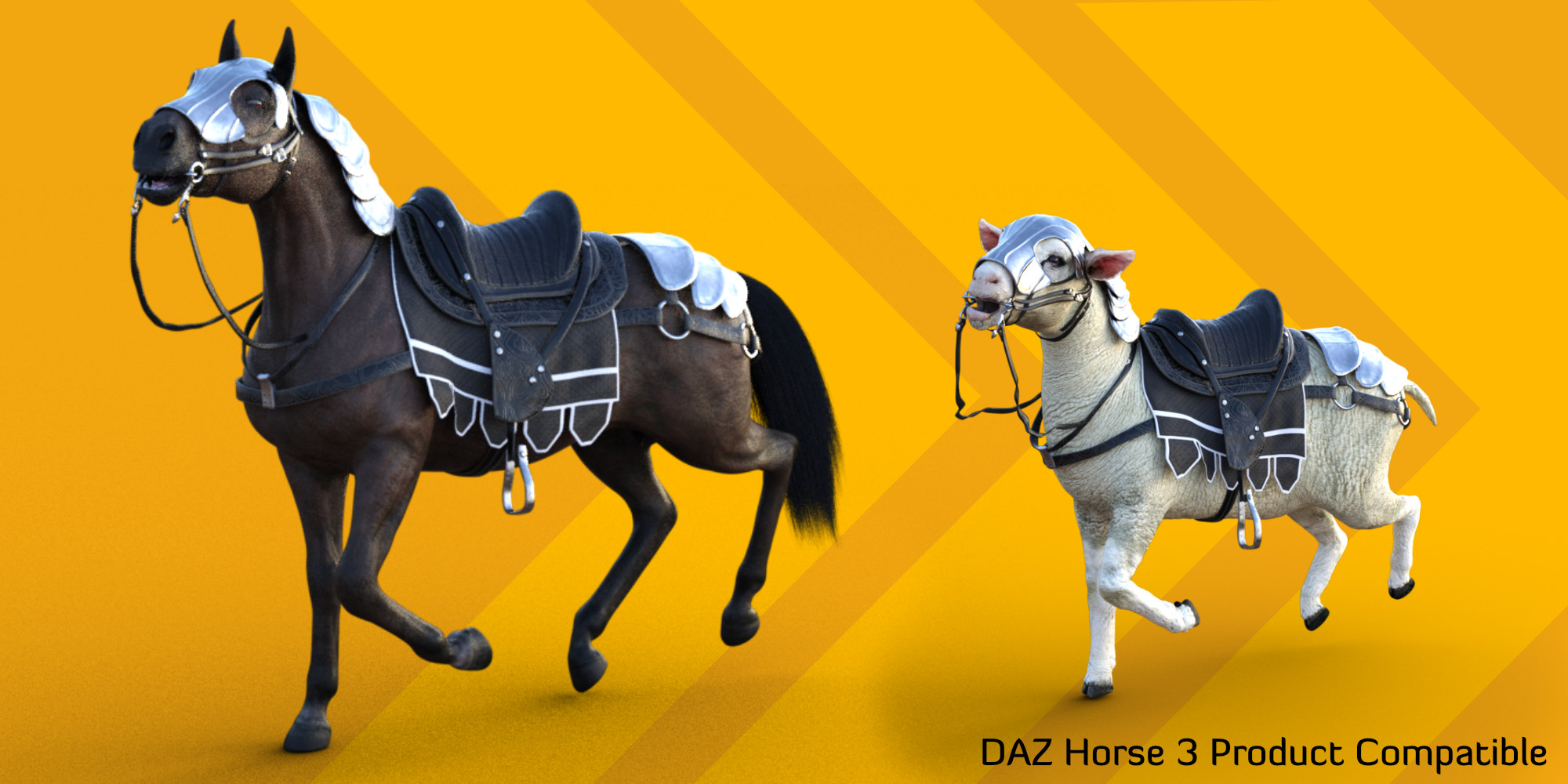 DA Sheep for Daz Horse 3 | Daz 3D
