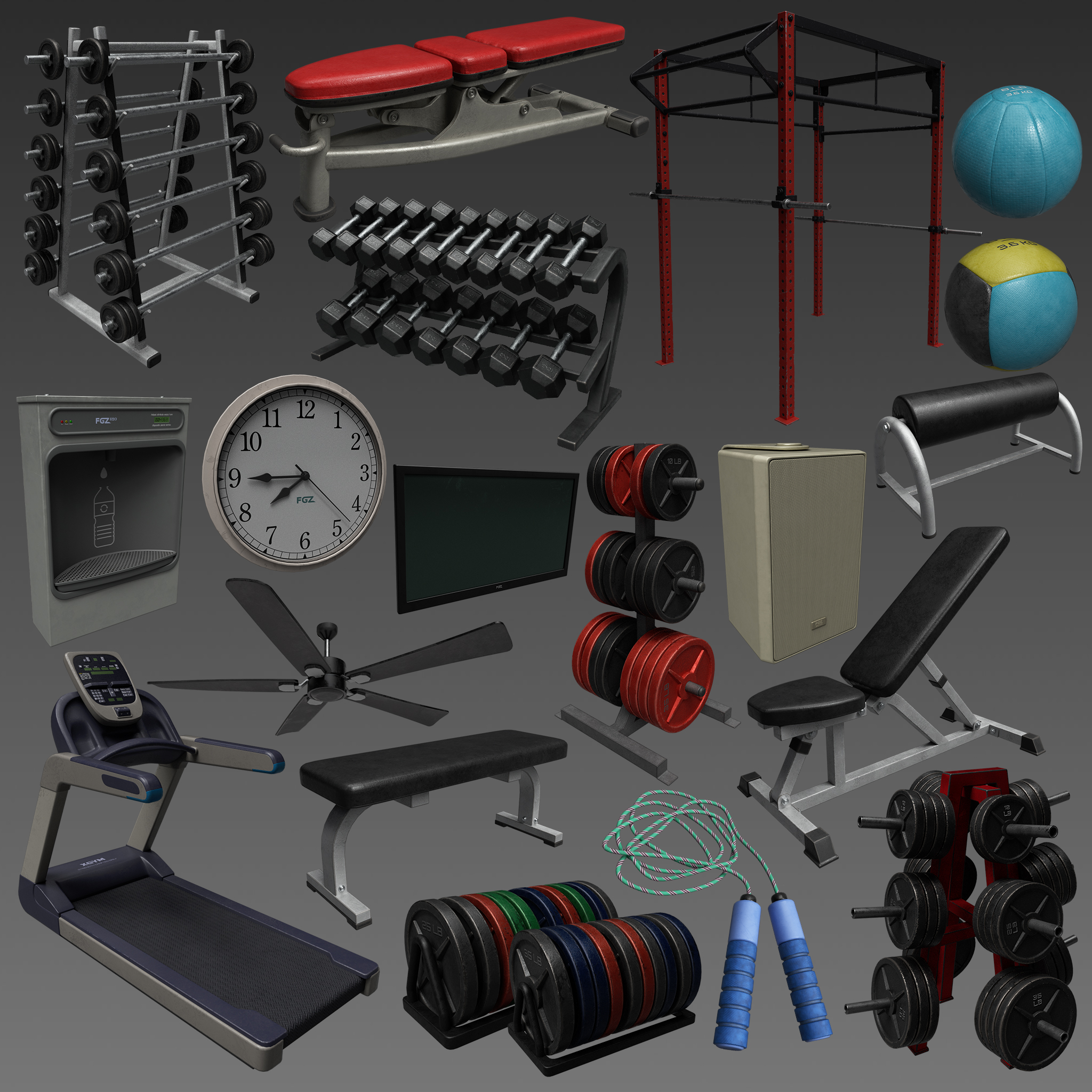 24 Hour Gym | Daz 3D