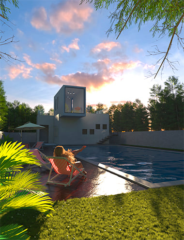 Easygoing Swimming Pool | Daz 3D