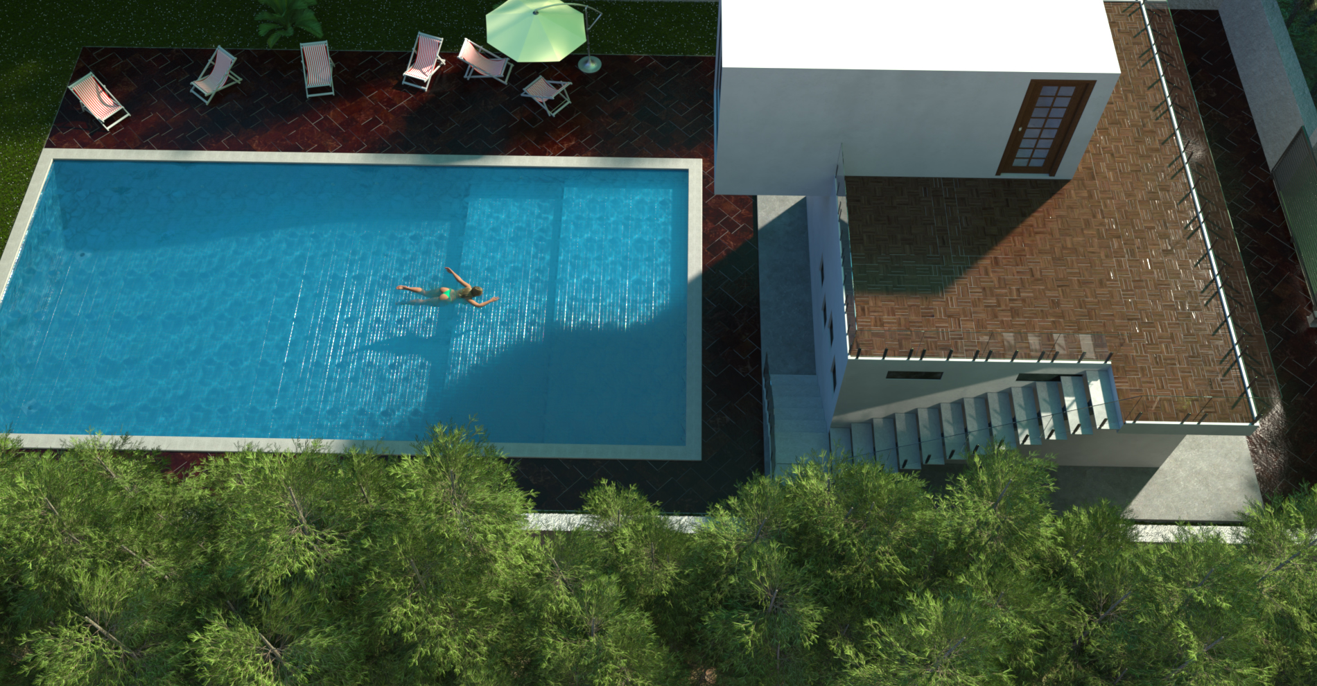 Easygoing Swimming Pool | Daz 3D