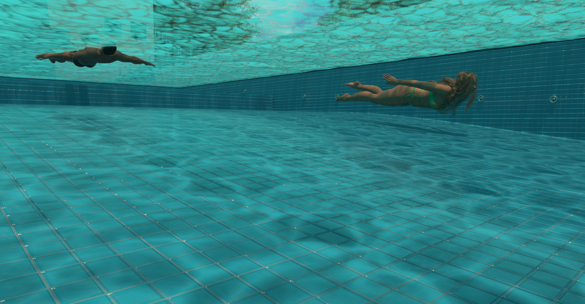 Easygoing Swimming Pool | Daz 3D